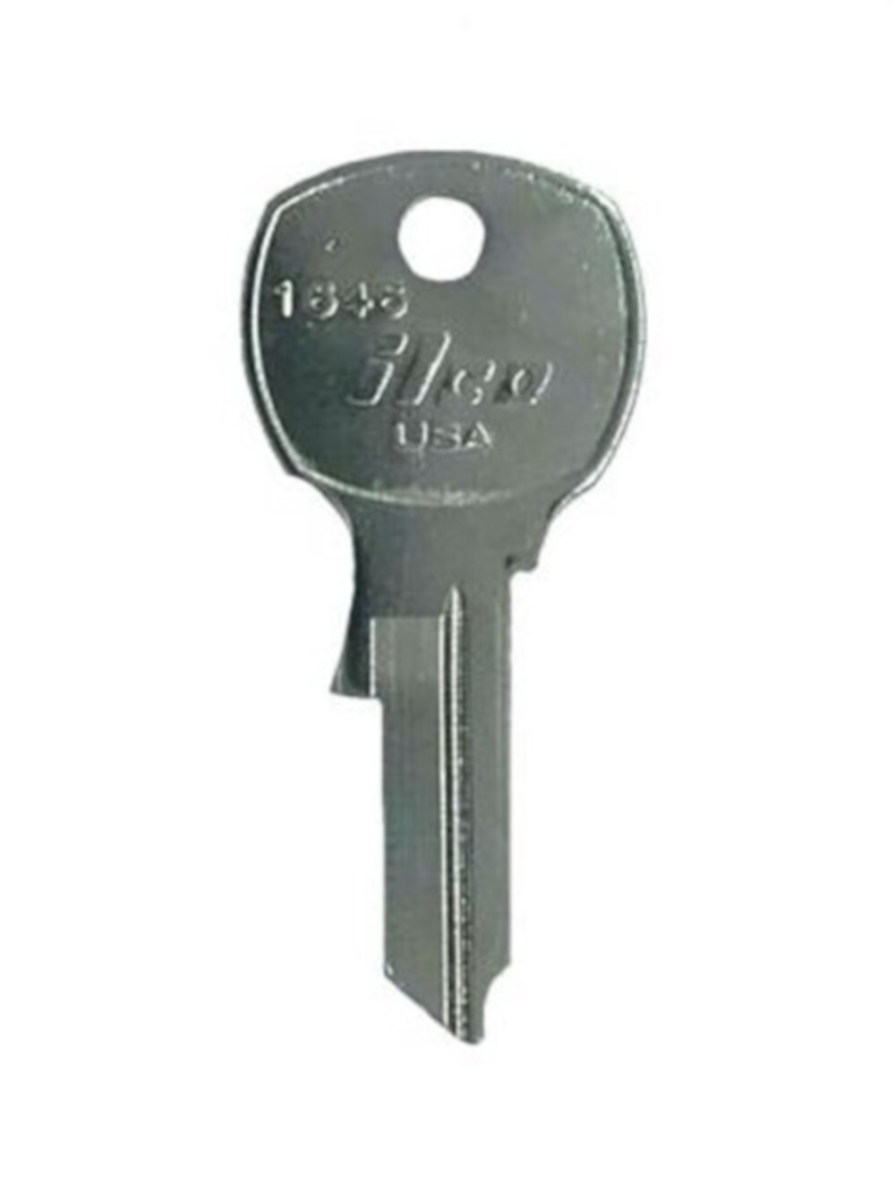 Ilco Nickel Key blank Brass House/Entry Key Blank at Lowes.com