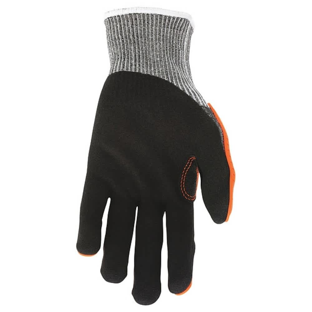 MCR Safety Coated Gloves Cut Level A4 Dipped Foam Nitrile Sandy 2XL 12 ...