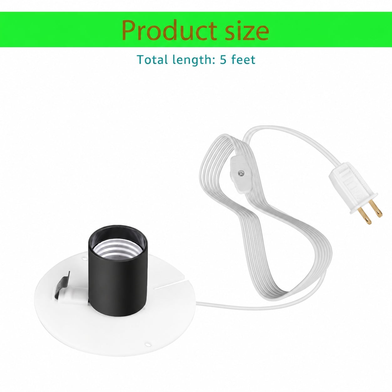 Misopily Blow Mold Light Kit Replacement for E26 E27 Socket Salt Lamp ...