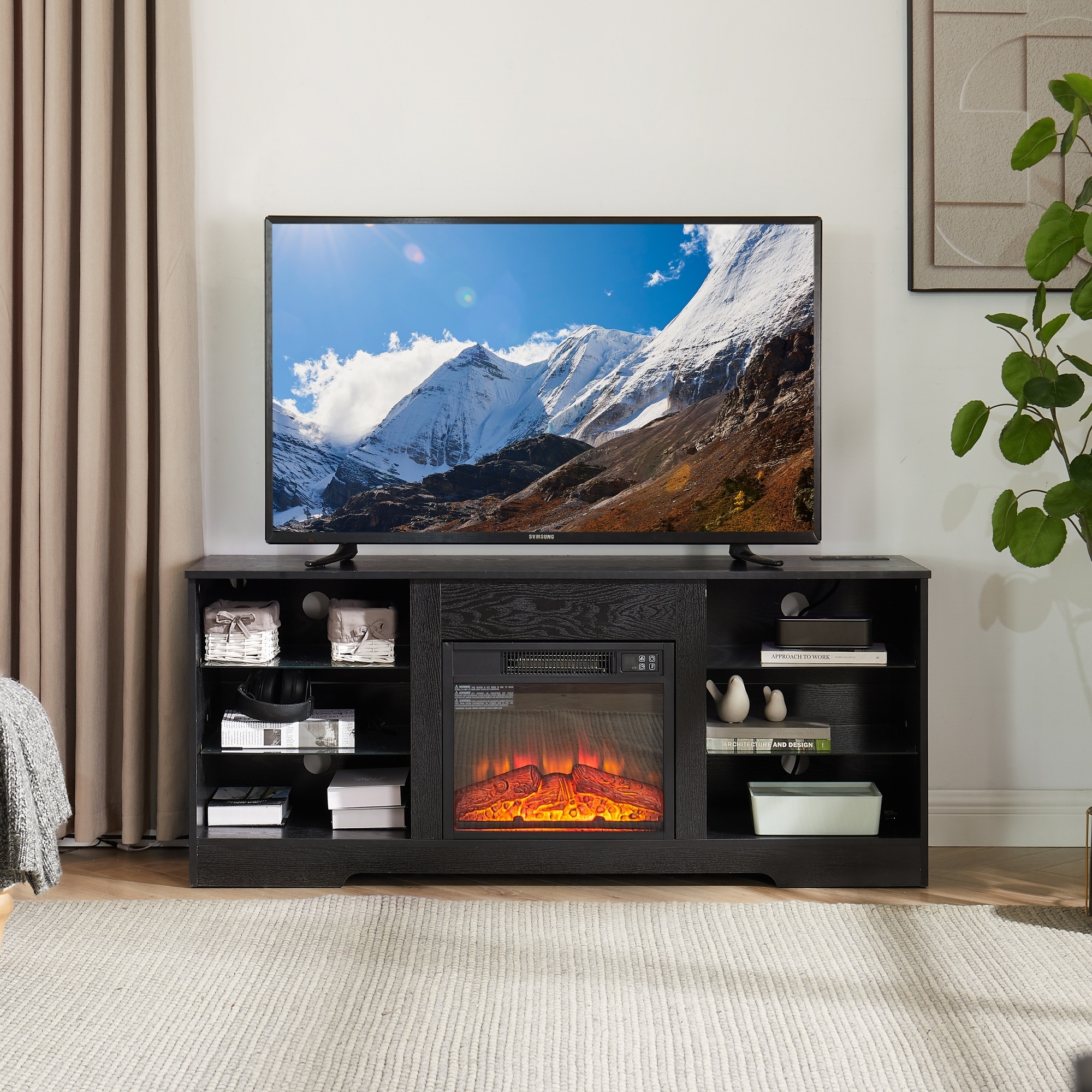 Lowes Tv Stands With Fireplace