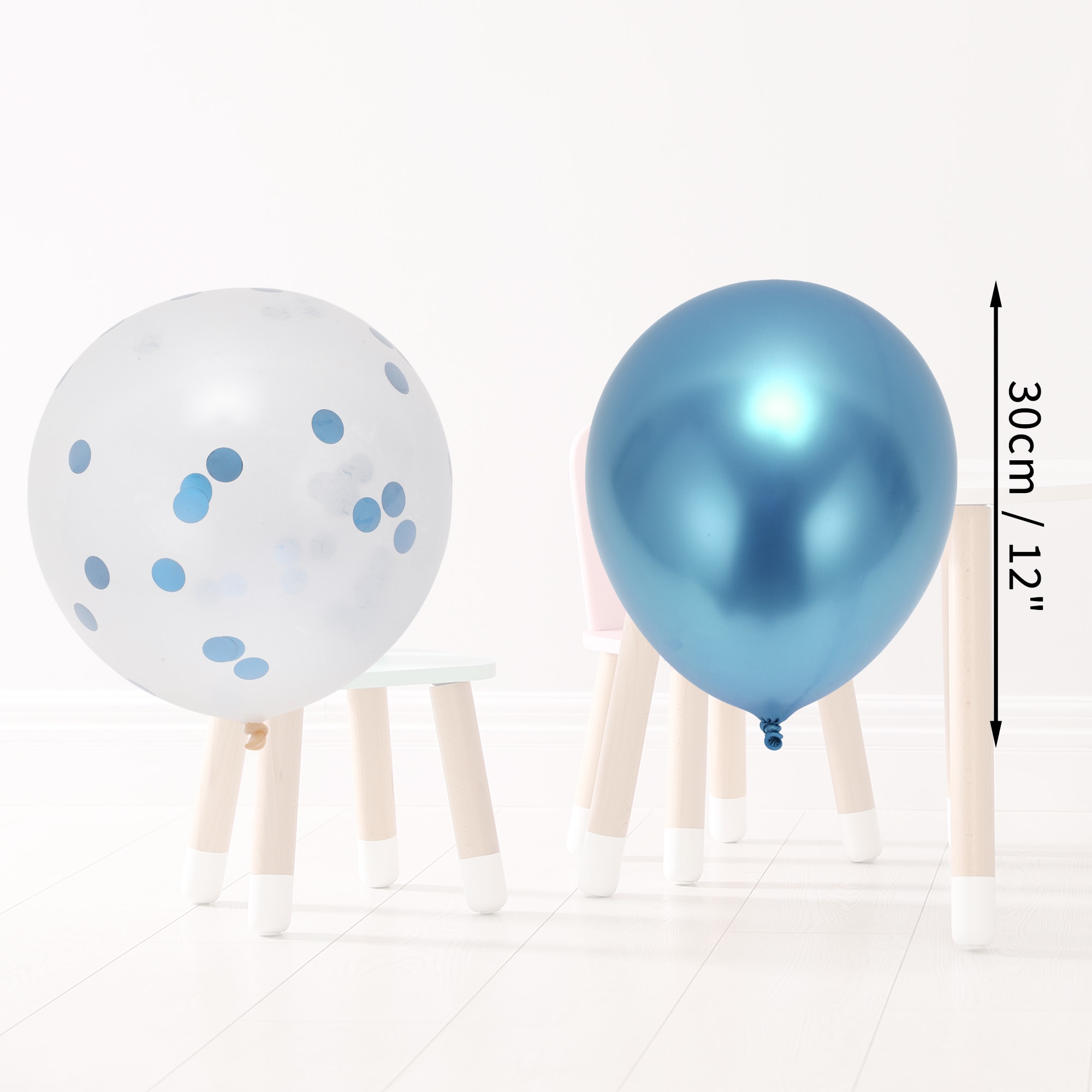 Unique Bargains 10pcs Latex Party Balloons 12-inch Round Helium ...