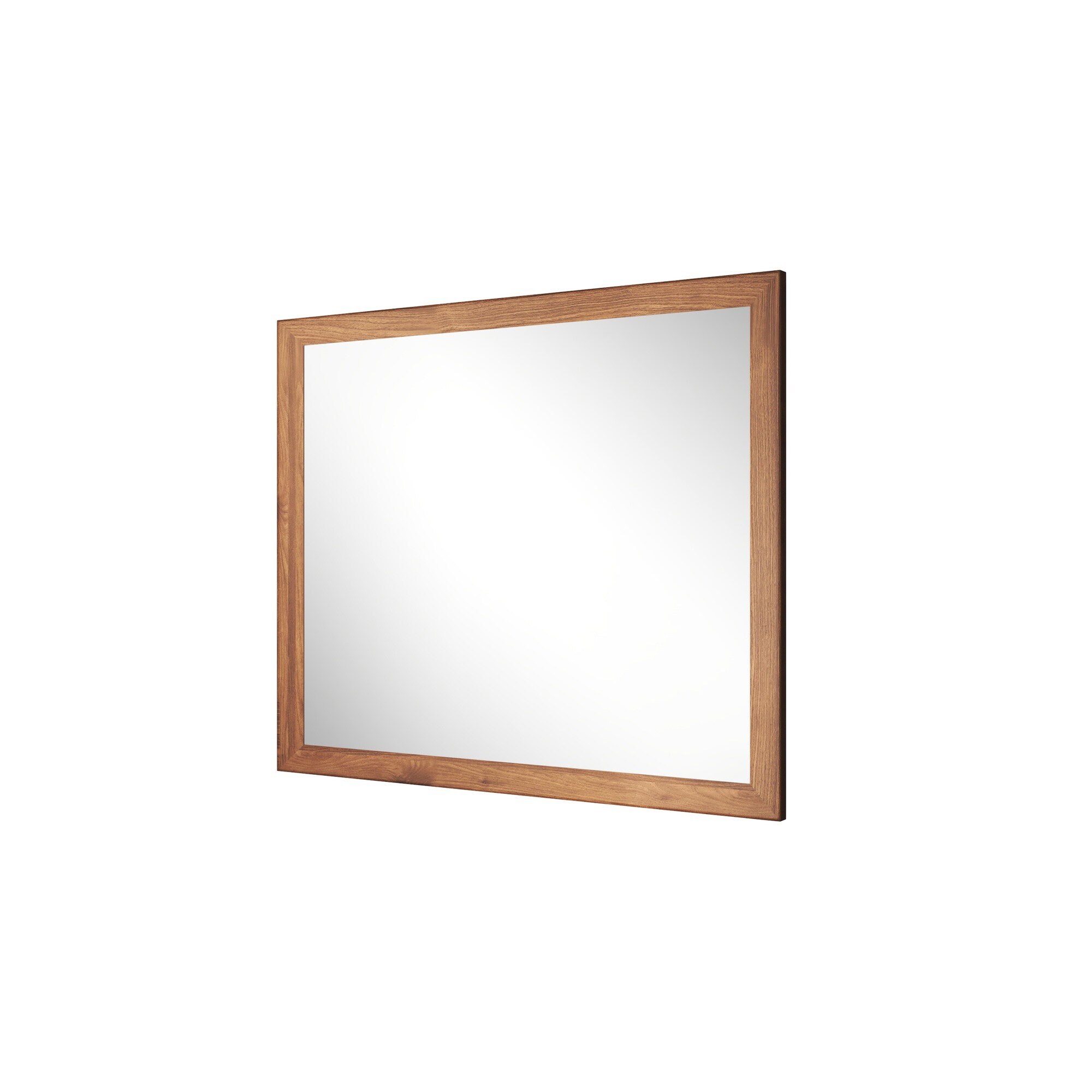 Boyel Living 28 in W x 36 in L Dark Wood Grain Rectangular Slanted Edge ...