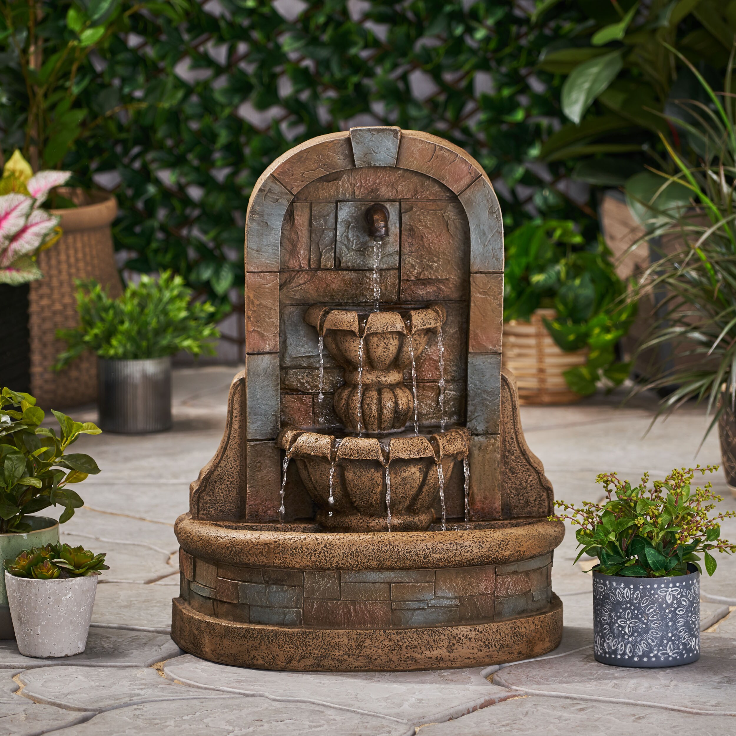 Christopher Knight Home Bagwell Outdoor Roman-Inspired 29-inch Tall ...