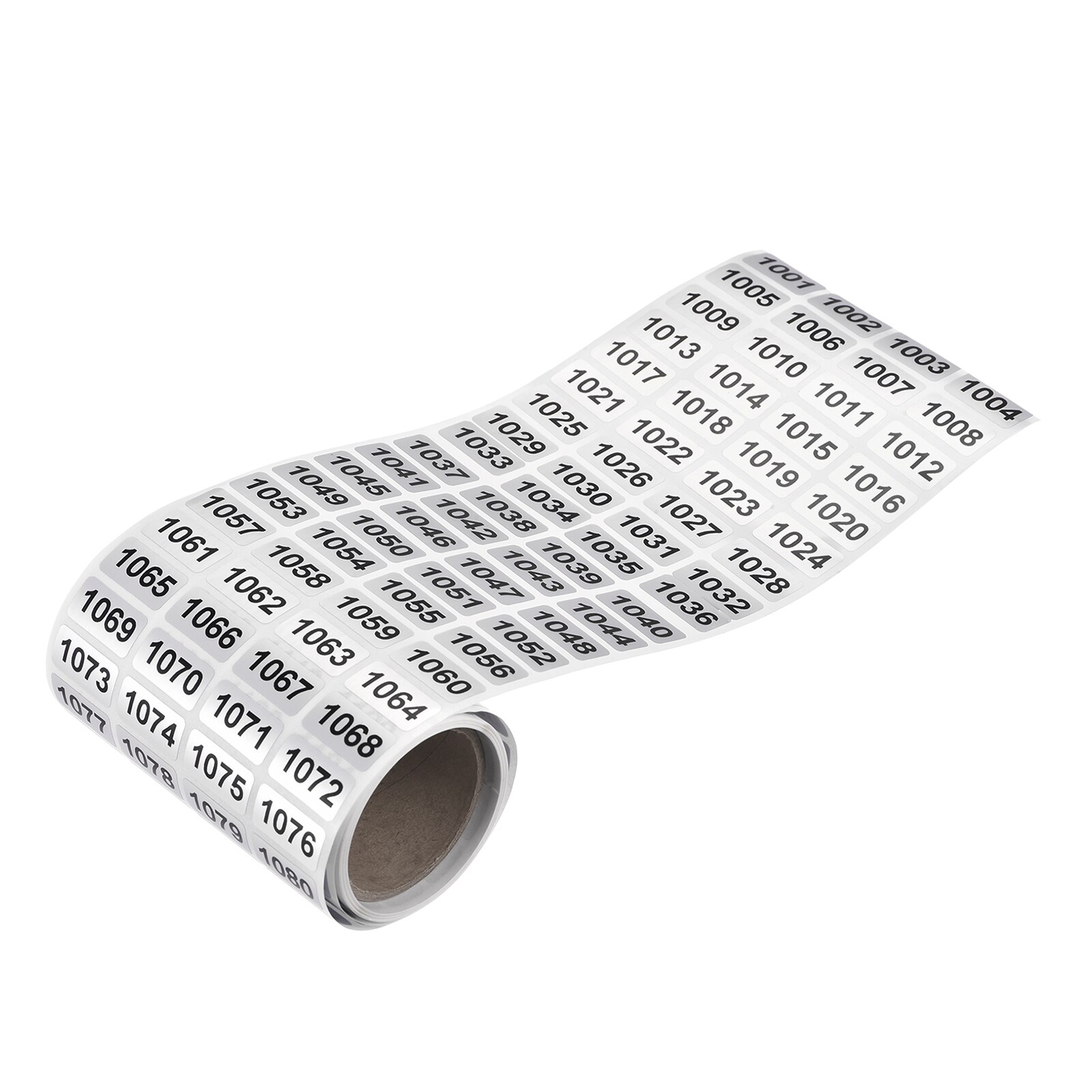 Unique Bargains to 2000 Consecutive Number Stickers Inventory Label ...