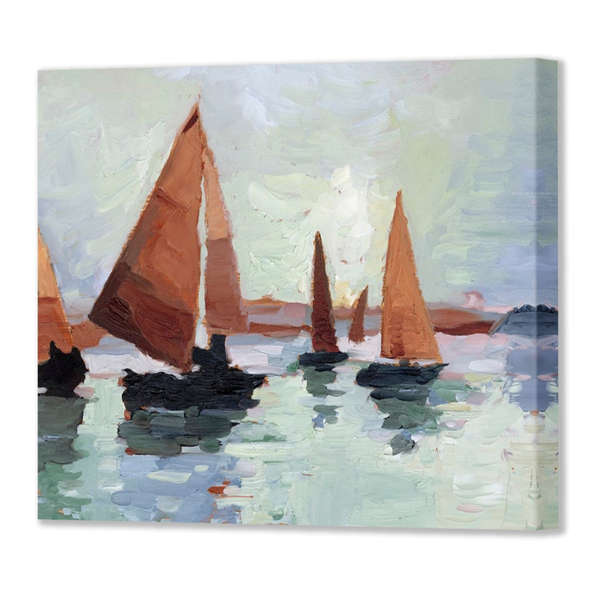 Somerset House Sunset Harbor I Fine Art Giclee Print on Gallery Wrap ...