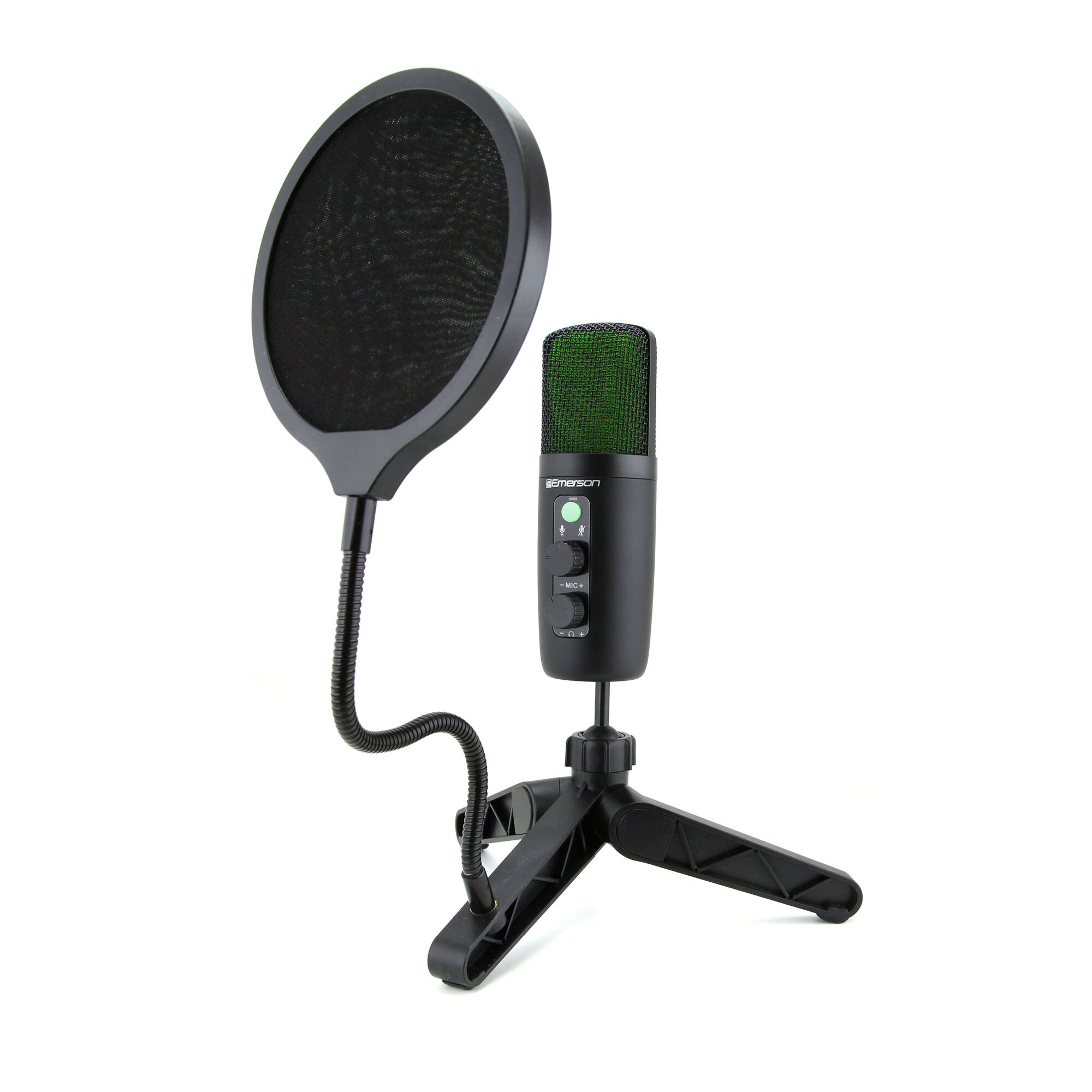 Emerson Usb Gaming Astreaming Microphone. Emerson Mic with LED Lighting ...