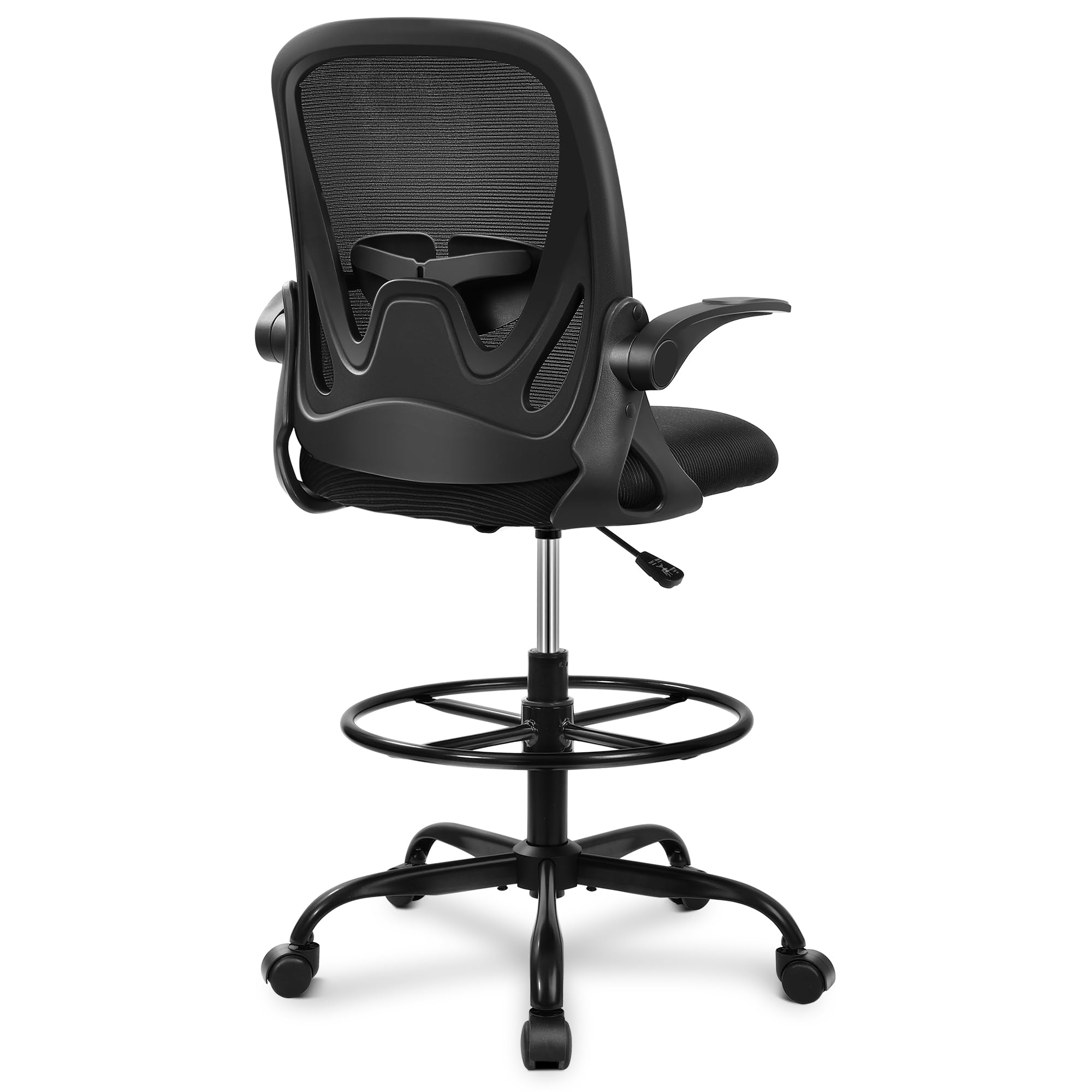 Angel Sar High Office Drafting Chair with Lumbar Support 360 degrees ...