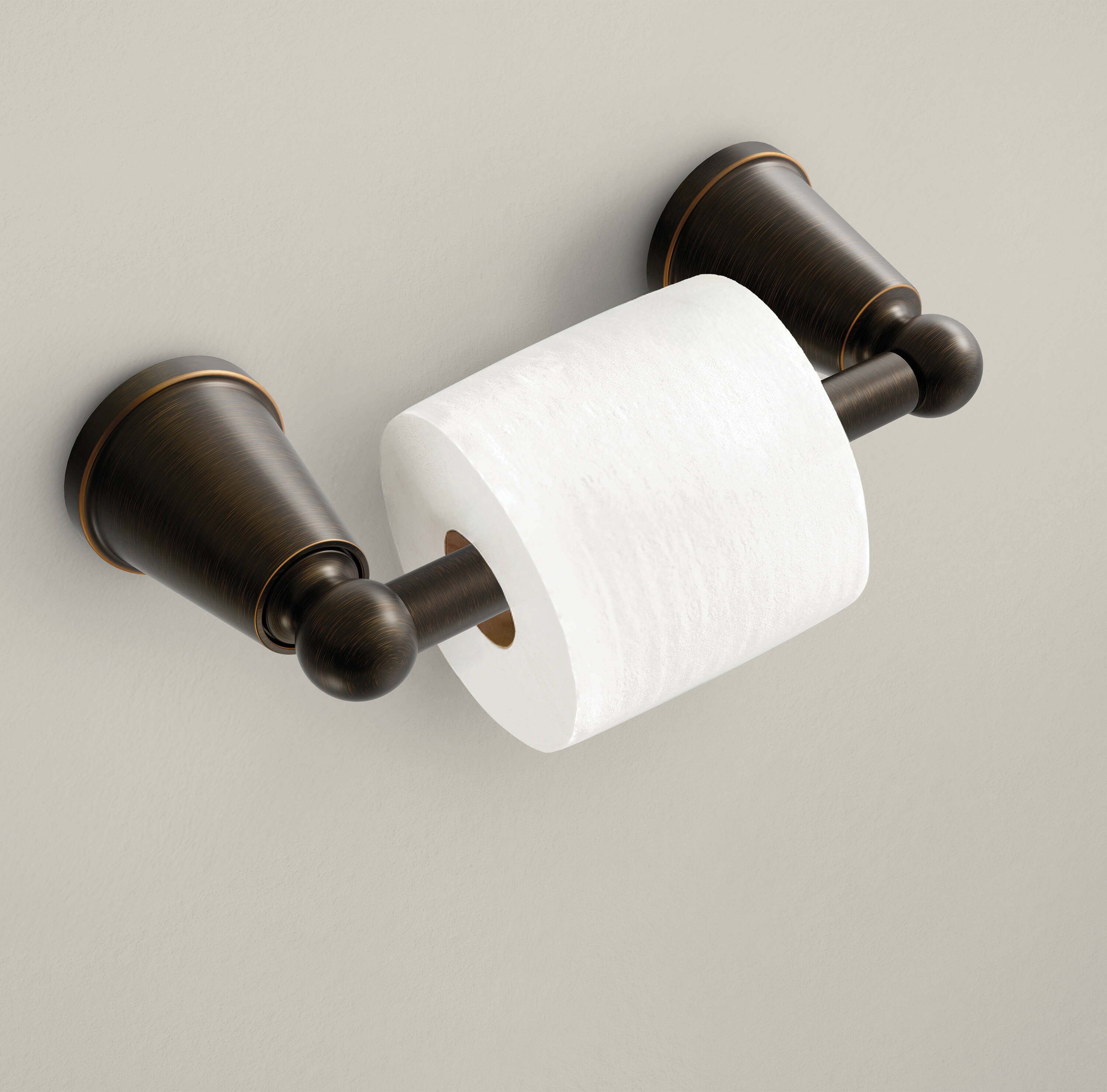 Moen Mediterranean bronze Wall mount Pivot Toilet Paper Holder 1 -Rolls ...