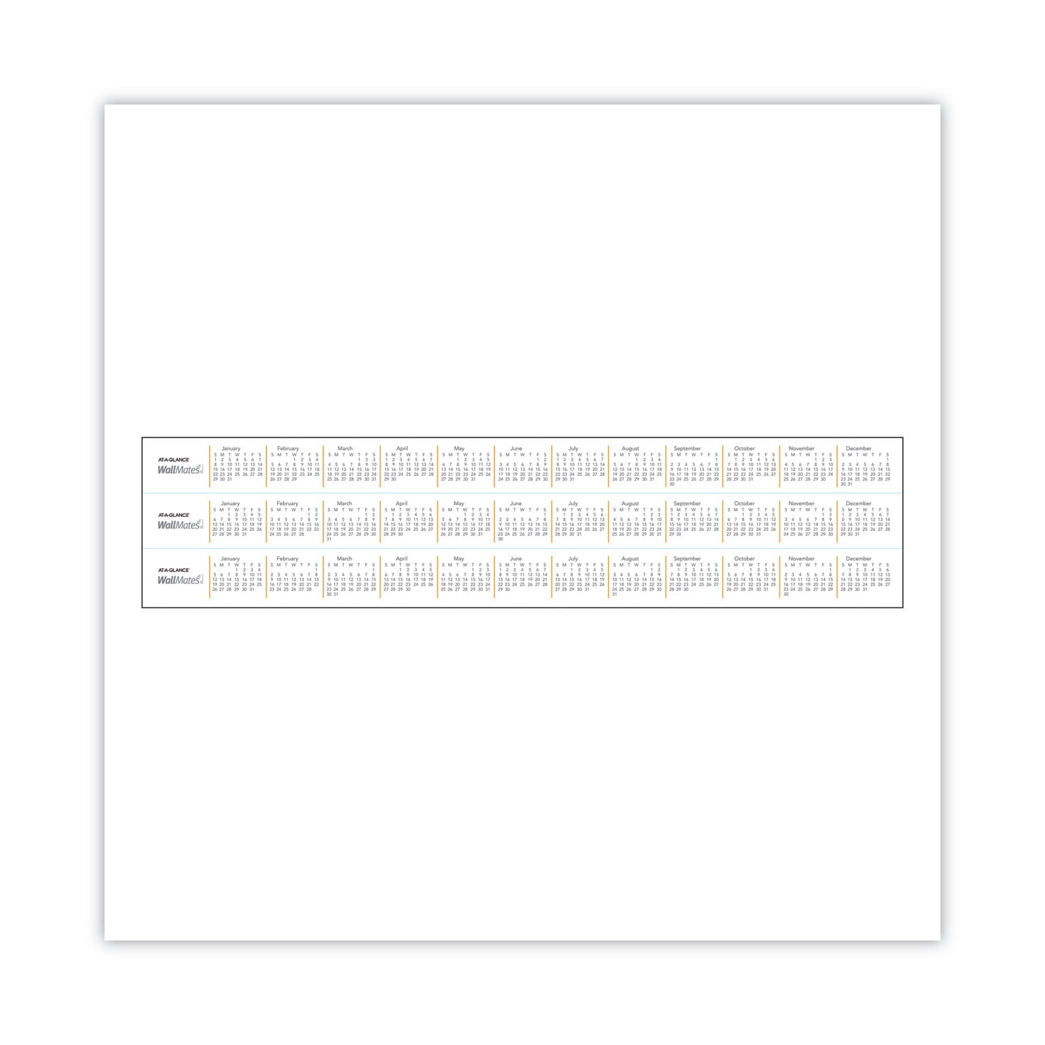 AT-A-GLANCE Wallmates Self Adhesive Dry Erase Weekly Planning Surfaces ...
