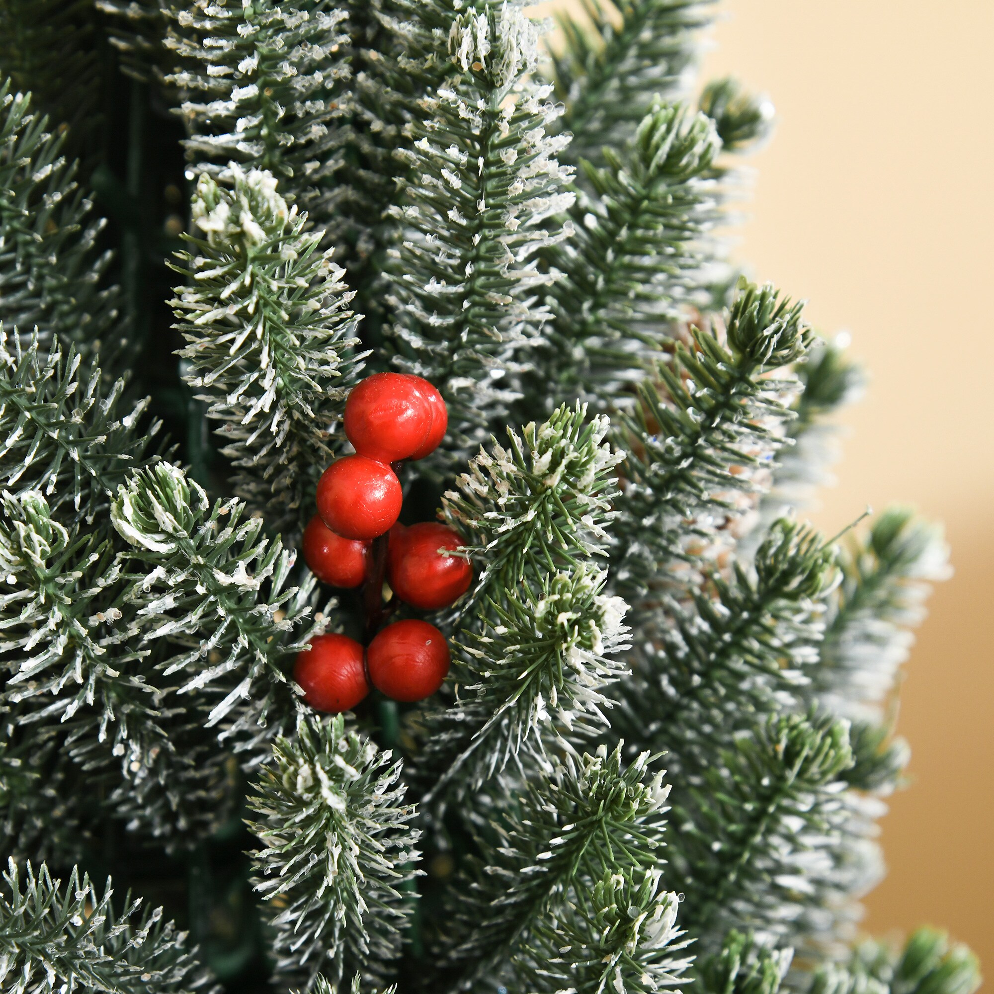 Upsimples 18 Inch Pre Assembled Tabletop Christmas Tree with 170 ...