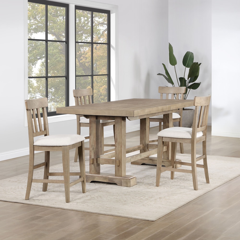Steve Silver Steve Silver Napa Counter Sand 5PC Dining Set in the ...