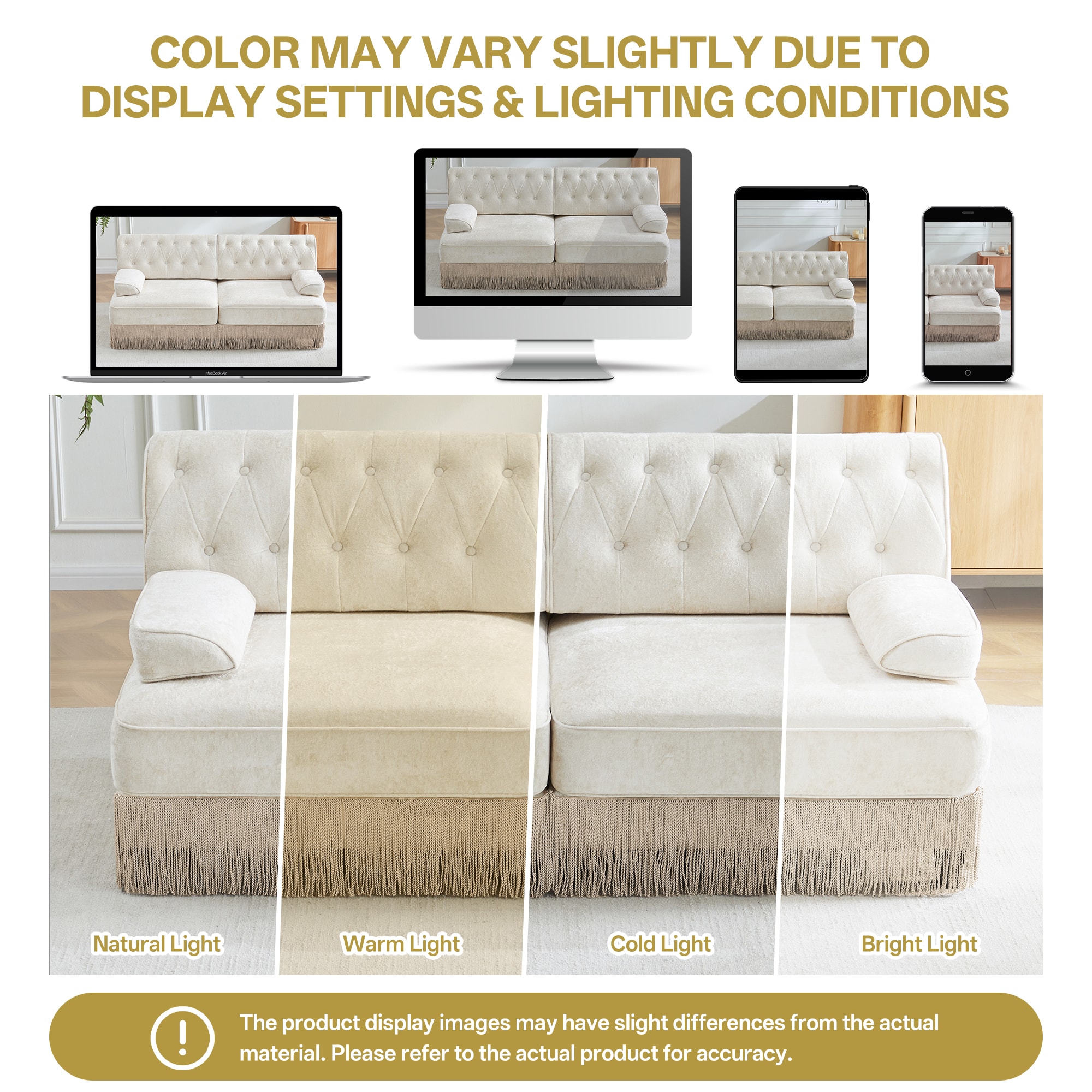 LOVMOR 135 Inch L Shaped Modular Velvet Sectional Sofa Couches Ottoman ...