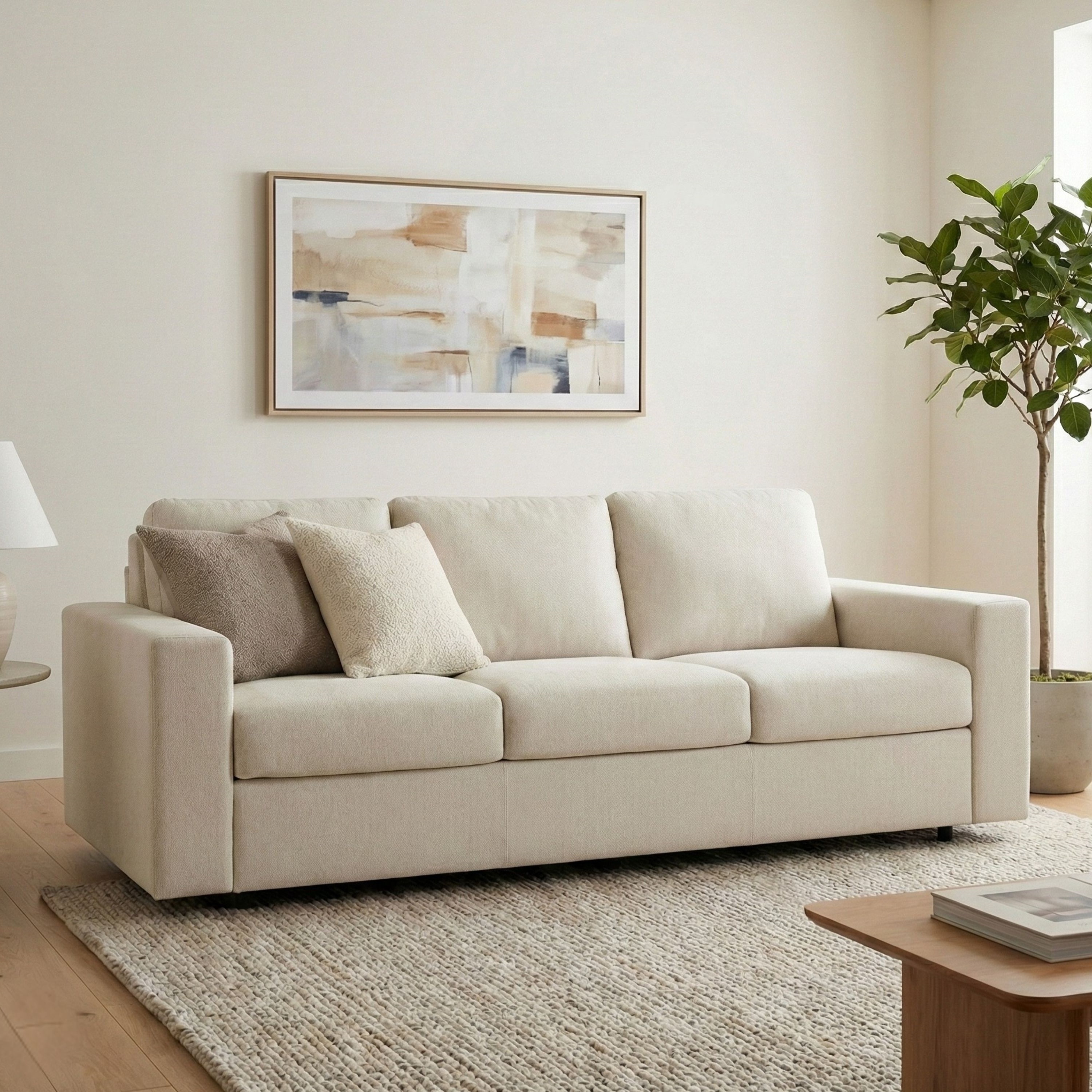 Primo International Stearns Foster Sofa Beds Ivory Contemporary/Modern ...