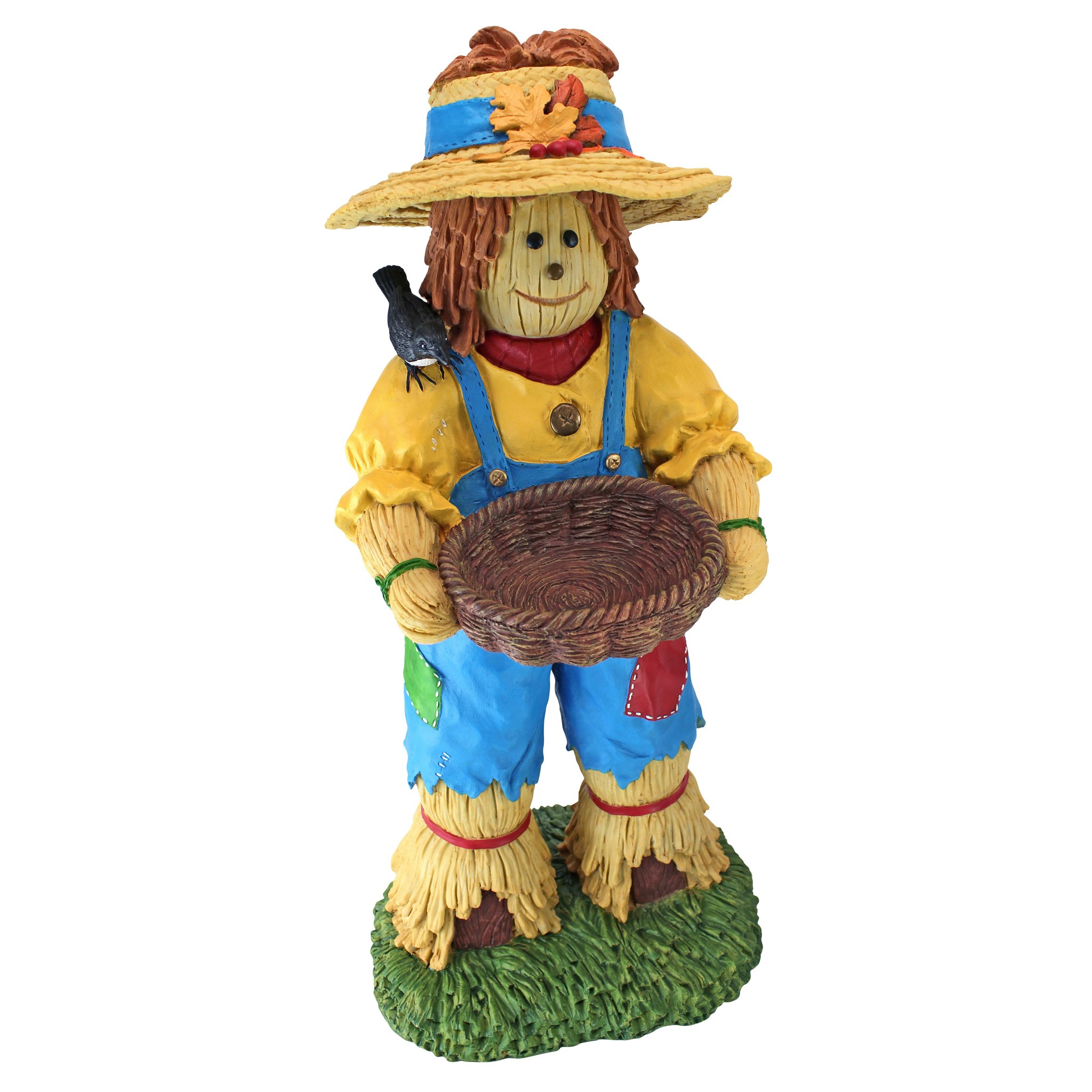 Design Toscano 1.95-ft Scarecrow Free Standing Decoration Scarecrow at ...