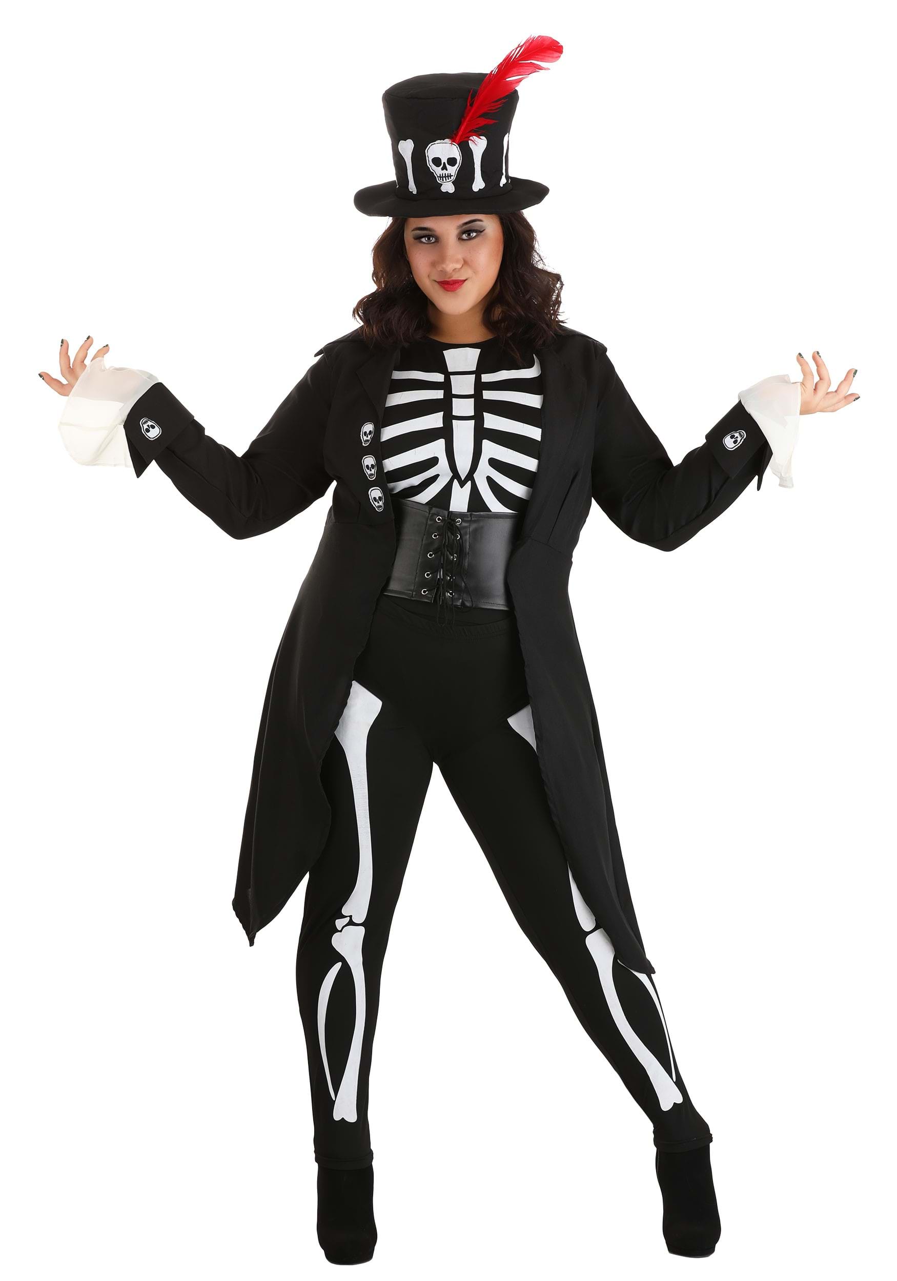 HalloweenCostumes.com FUN Costumes Women's Plus Size Voodoo Skeleton ...