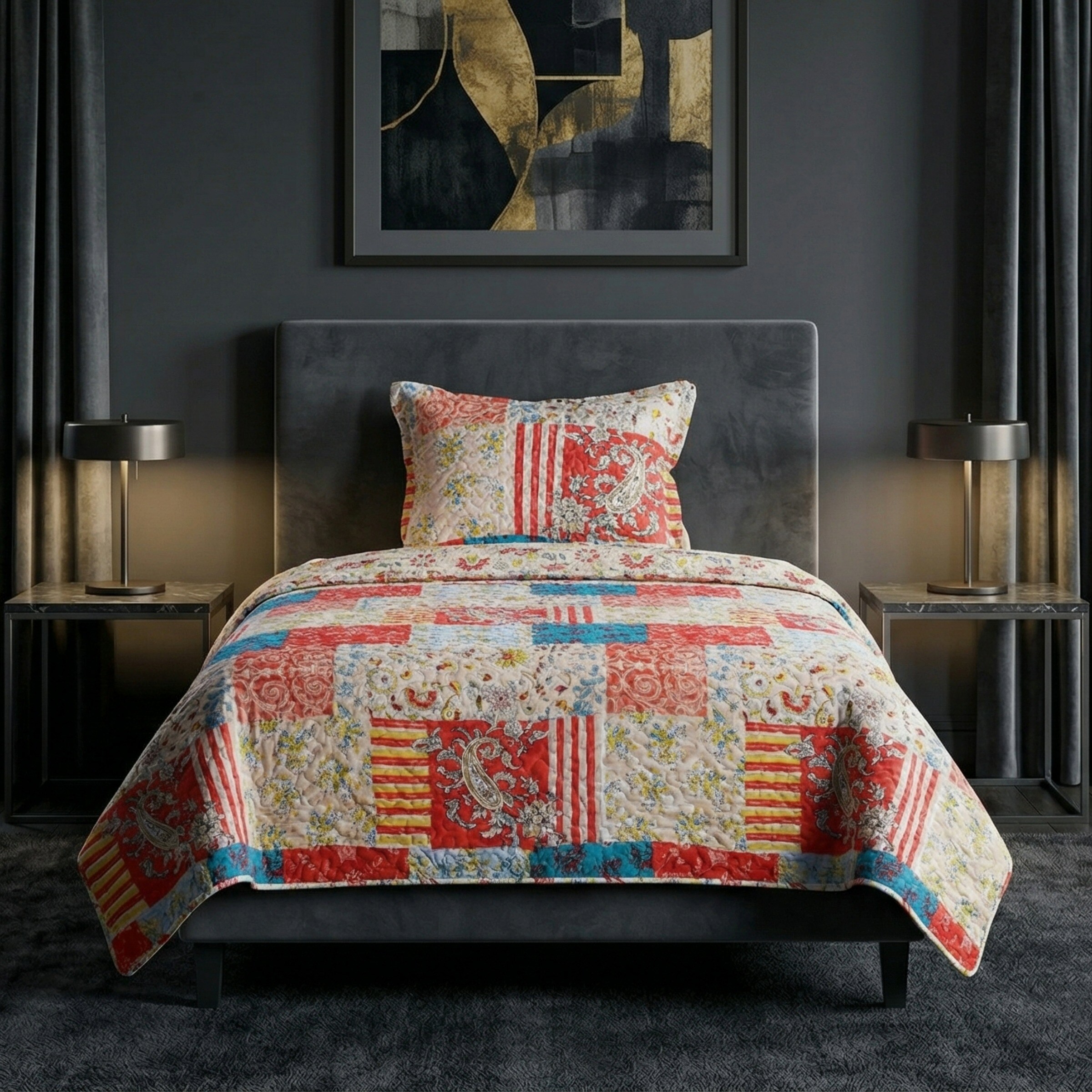 Hastings Home Bedding 2 -Piece Multiple Colors Twin Quilt Set at Lowes.com