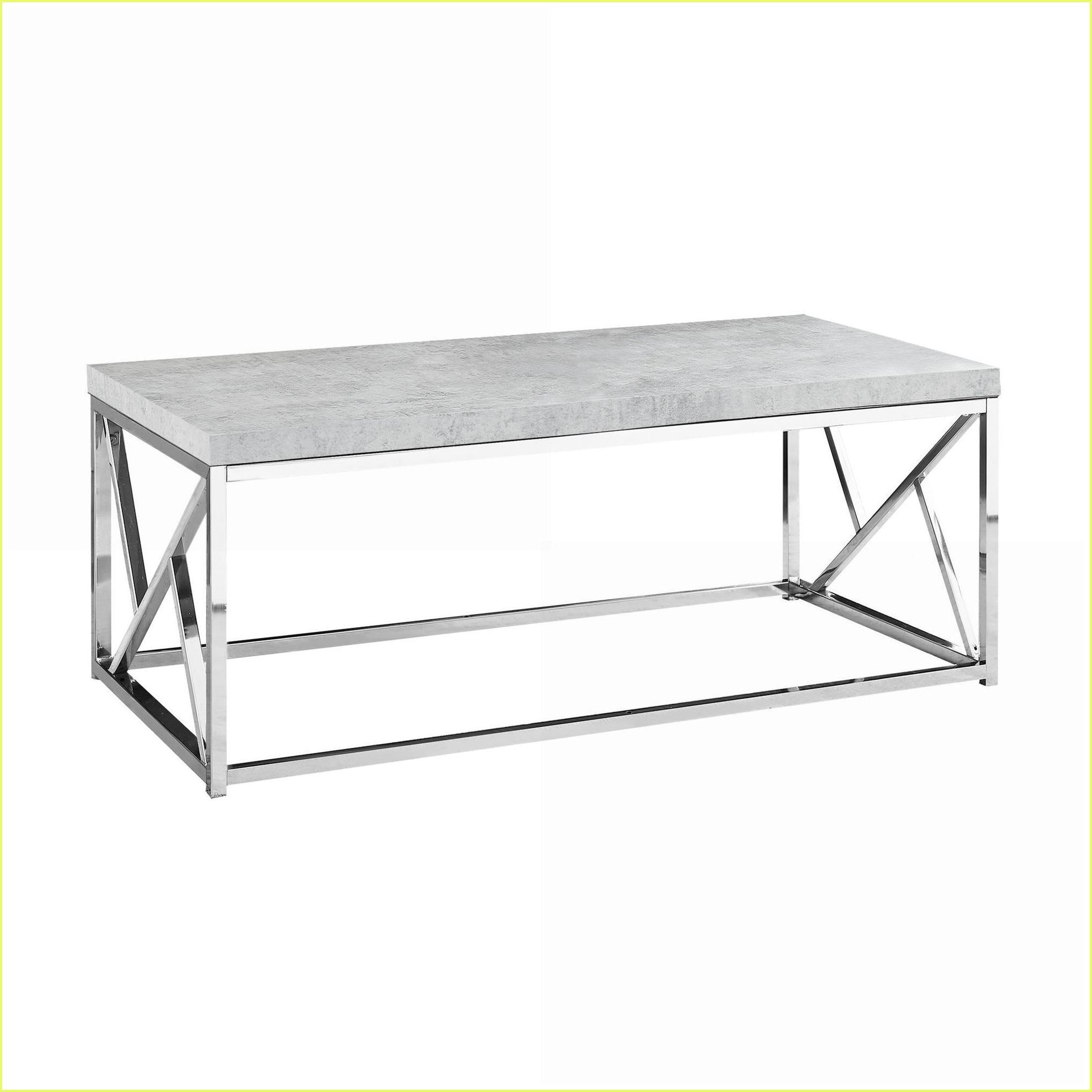 Watnature Modern Industrial Grey Cement Look Coffee Table 48 ...