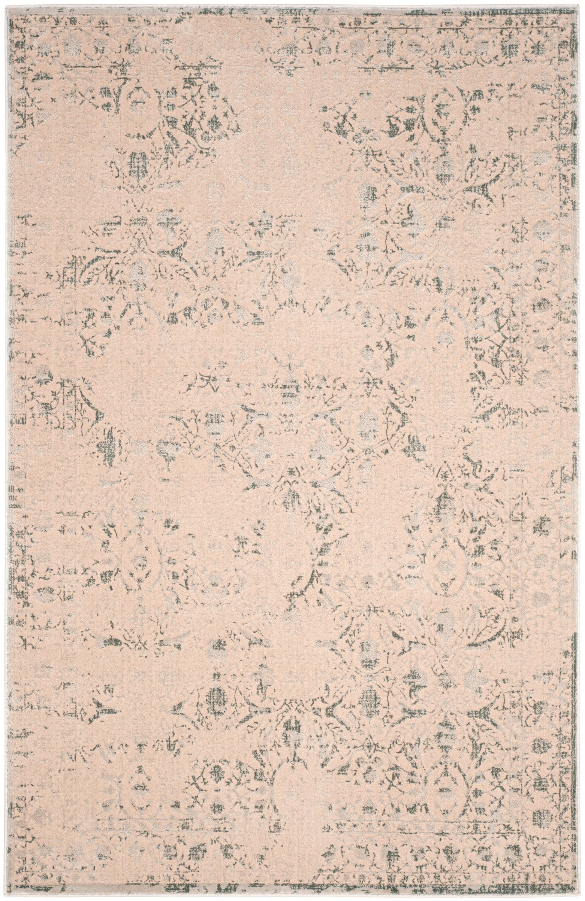 Safavieh Brilliance 502B Cream Light Blue 5ft-1in x 7ft-6in Medium ...