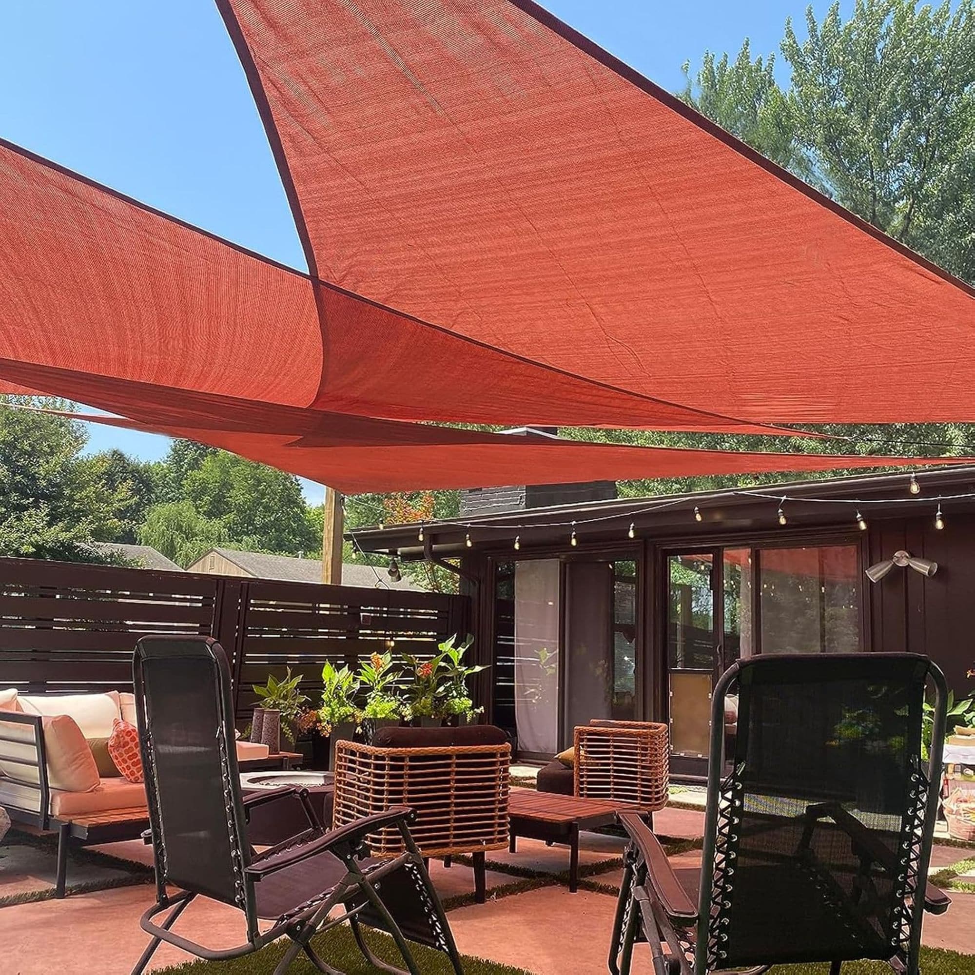 Wudkey 8.94-Foot-Wide Shade Sails & Fabric at Lowes.com