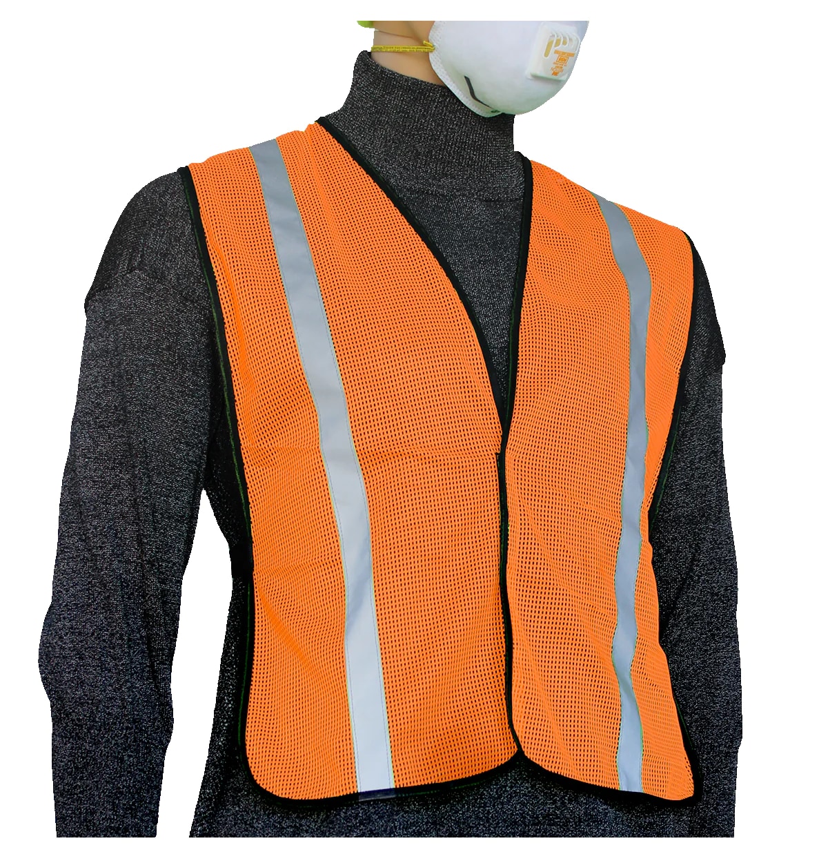 Glow Shield Class 1 Orange Safety Vest - High Visibility Vest, One Size ...