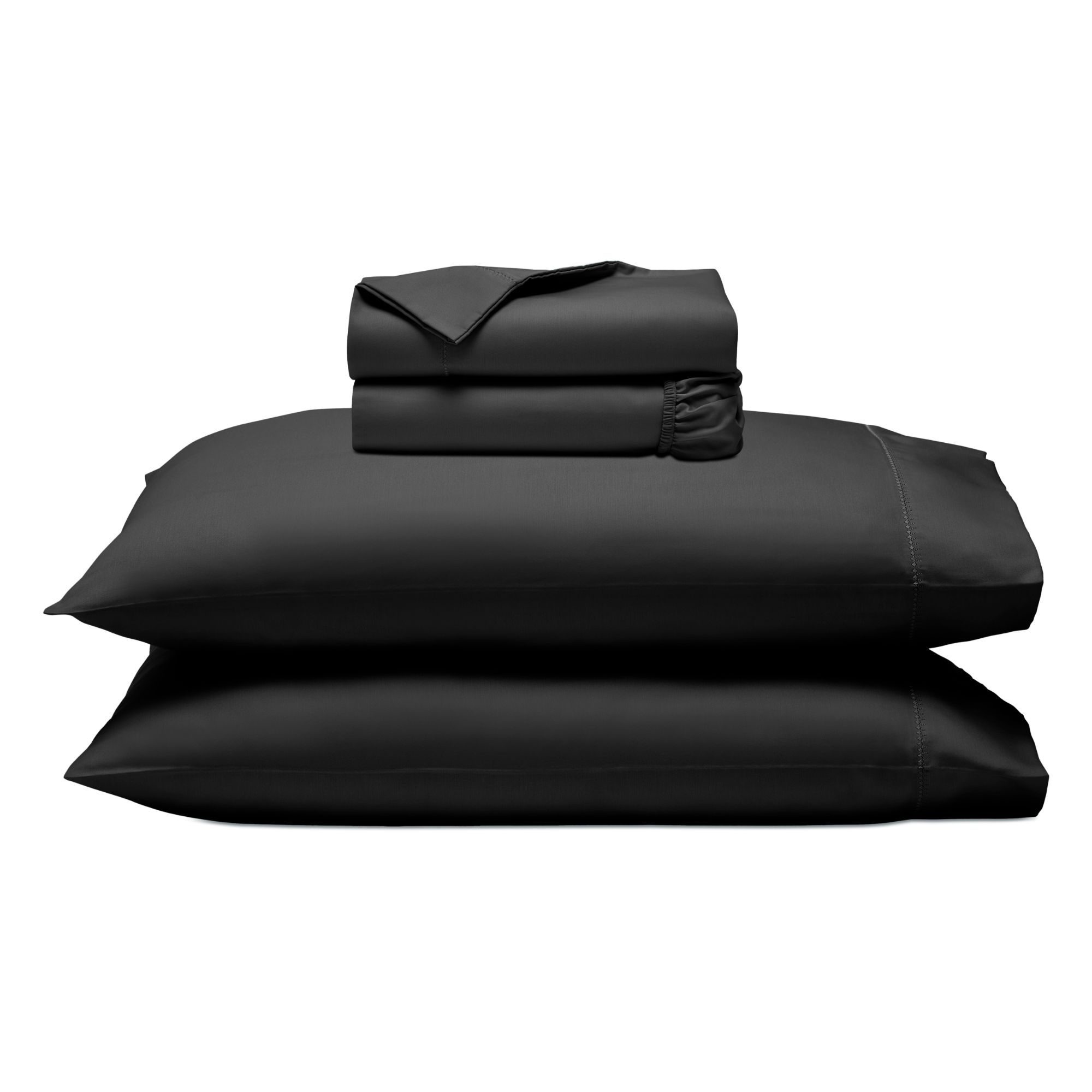 Superior Split king 600 -Thread Count Cotton blend Black 5 -Piece Bed ...