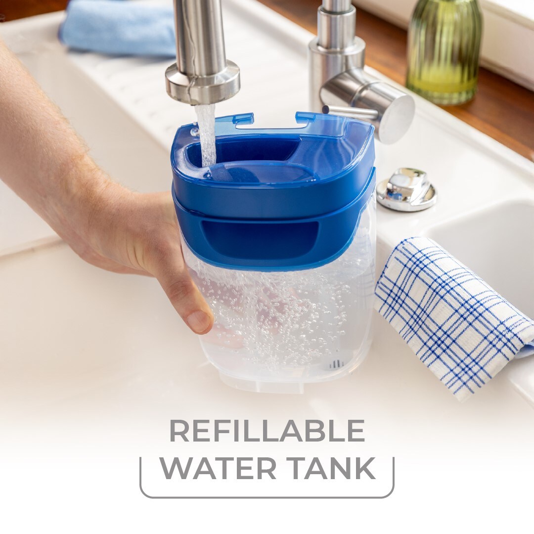 O-Cedar H2prO 2-Tank Wringing Chamber System Microfiber Sliding Flat ...