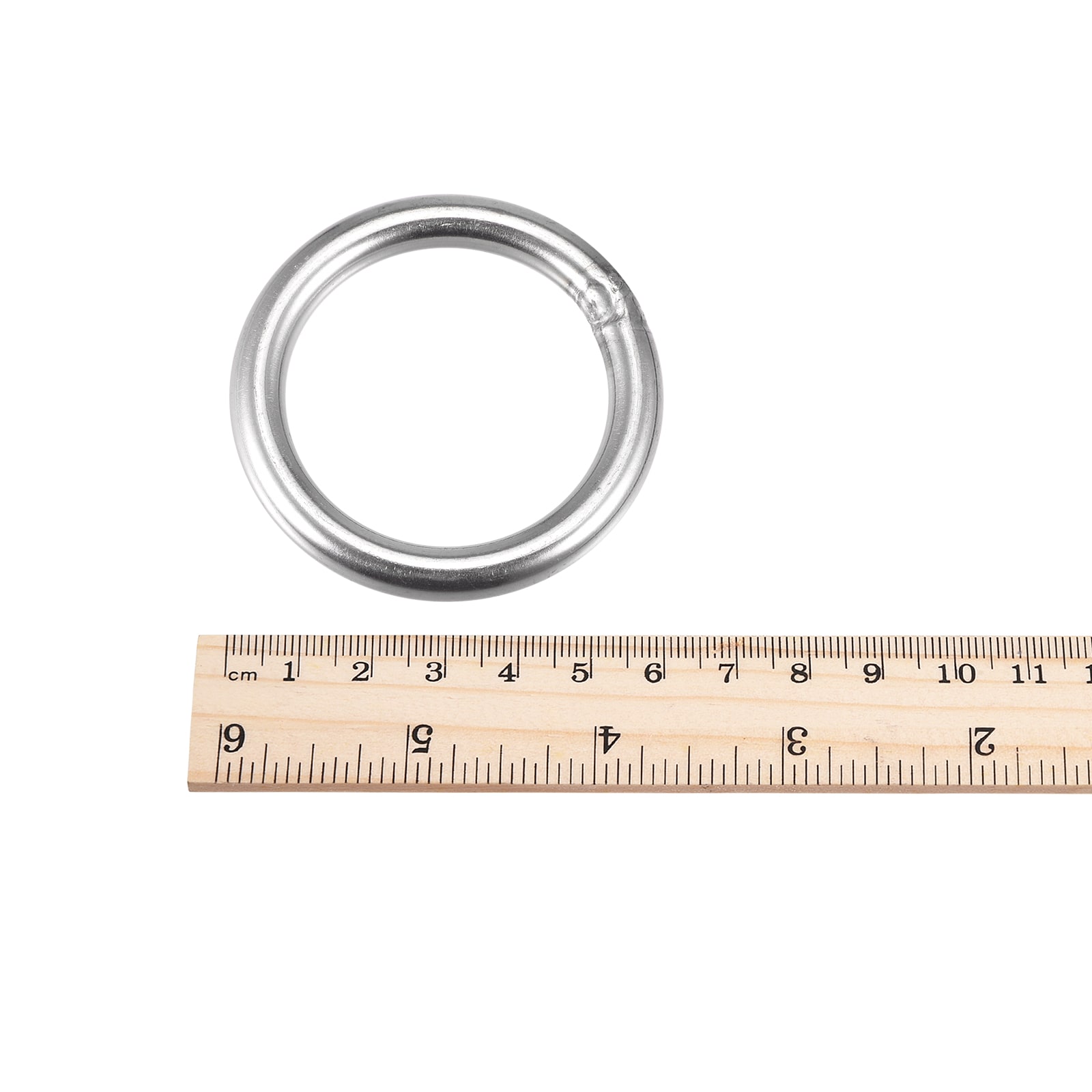 Unique Bargains 304 Stainless Steel Welded O Ring 60mm(2.36Inch) Outer ...