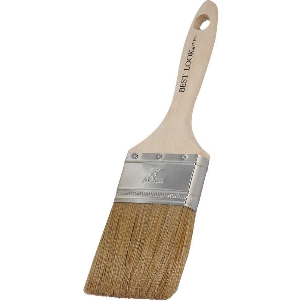 SHUR-LINE 771971 Cb Flat Paint Brush 3 Inch in the Paint Brushes department at Lowes.com