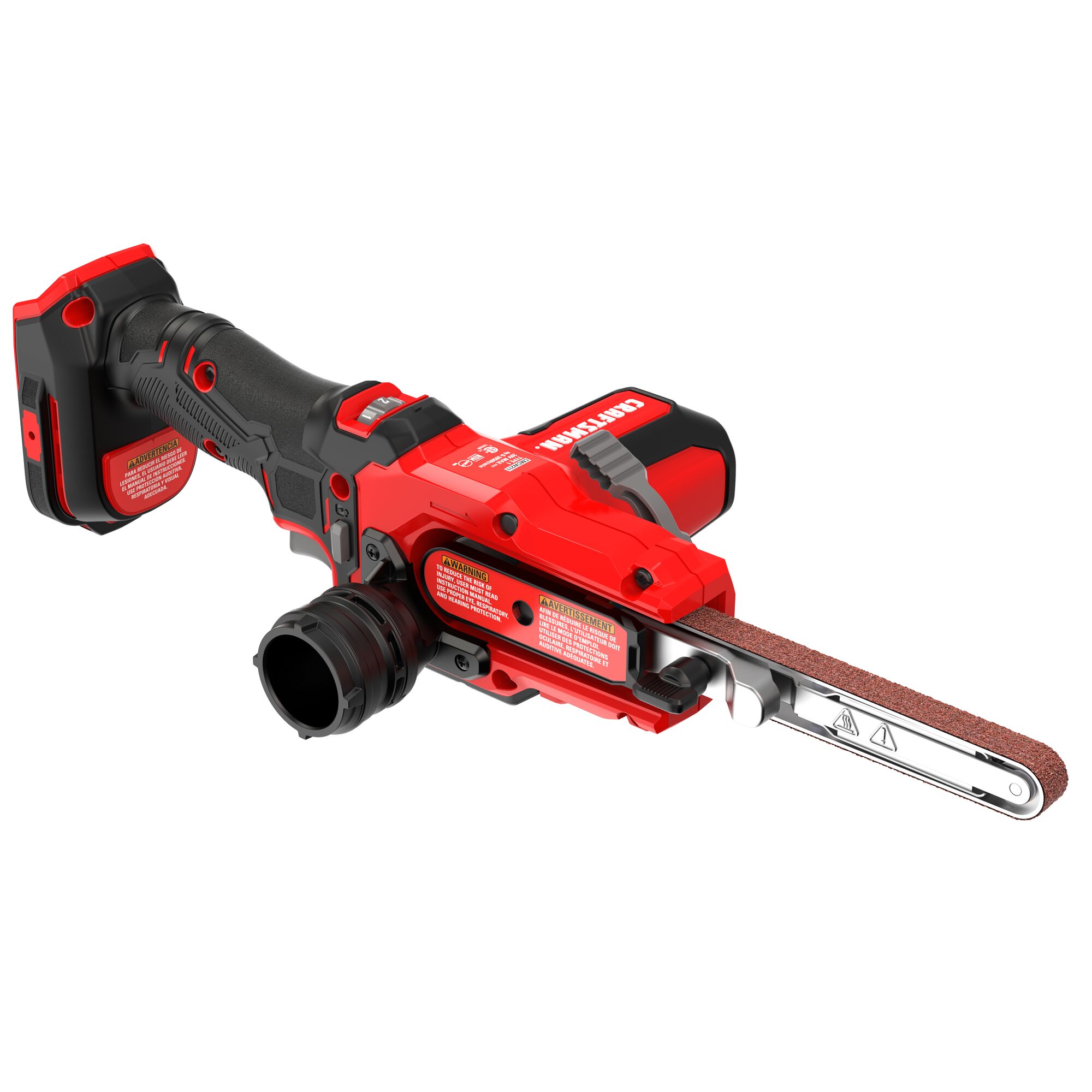 CRAFTSMAN V20 20-Volt Variable Speed Belt Cordless Sander with Dust ...