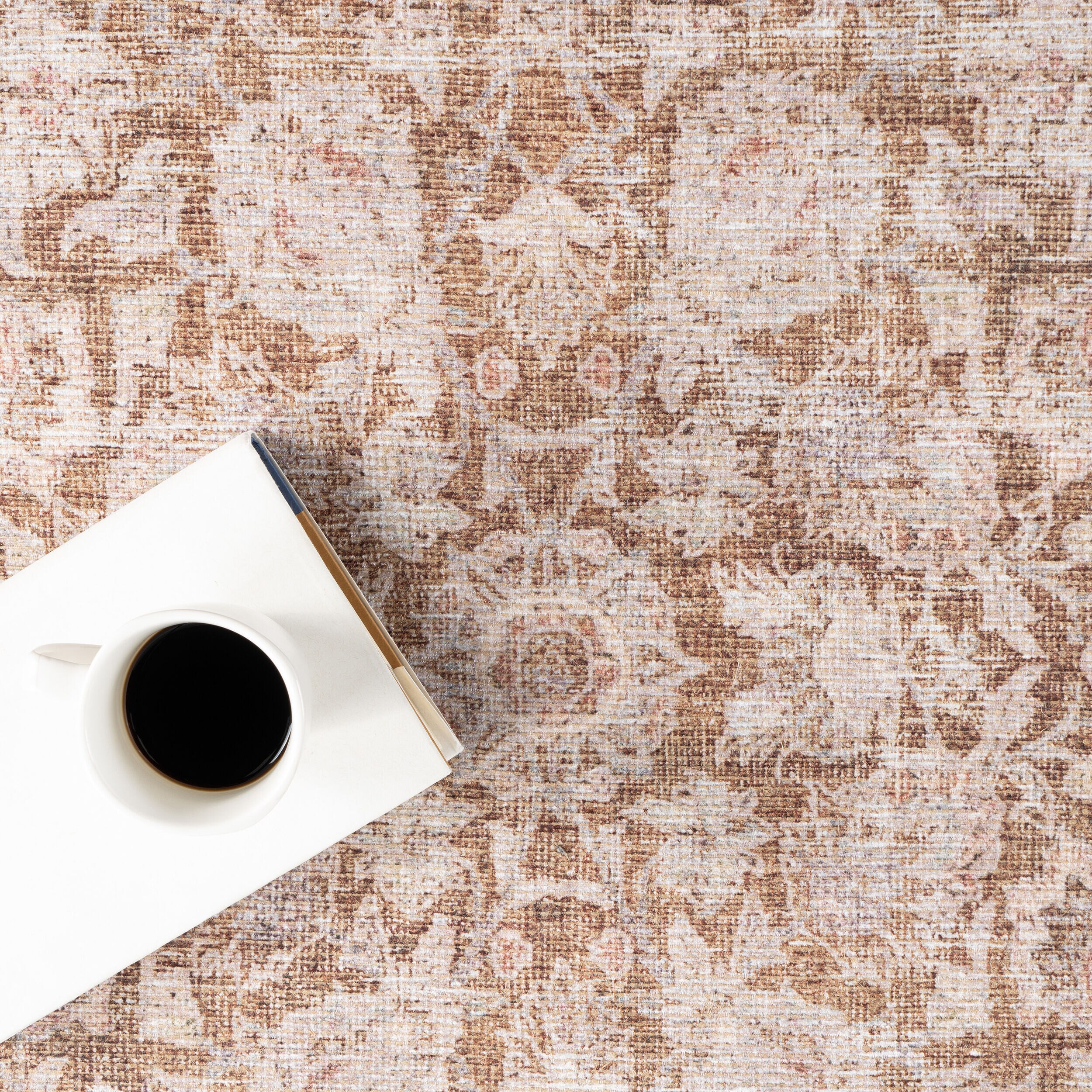 nuLOOM Hillstone Collection Glenette Traditional Vintage Medallion 6ft ...