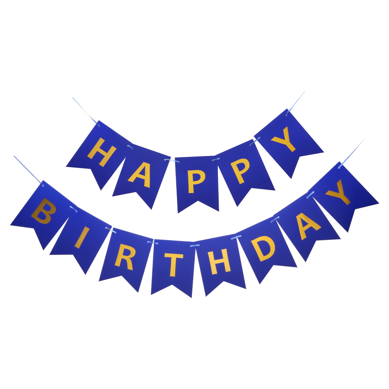 Unique Bargains 17 x 12 cm/ 6.7 x 4.7 Inches Happy Birthday Banner ...