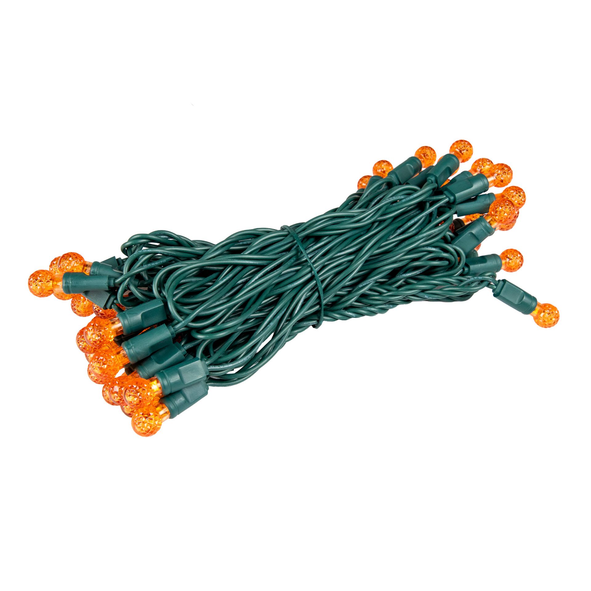 Novelty Lights 25FT 50 LED G12 Christmas String Lights Tree Lights ...