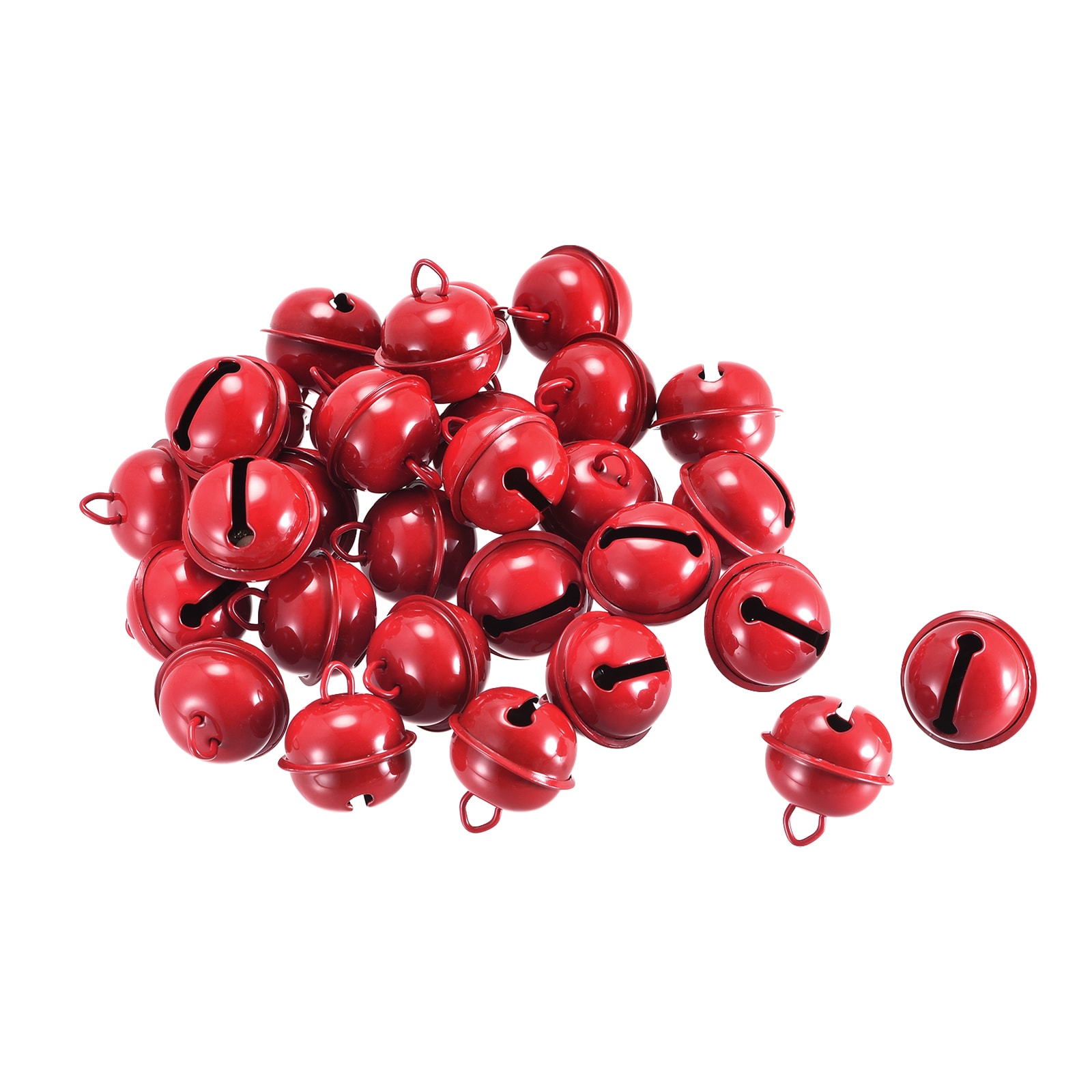 Unique Bargains Jingle Bells 22mm 30pcs Craft Bells for DIY Holiday ...