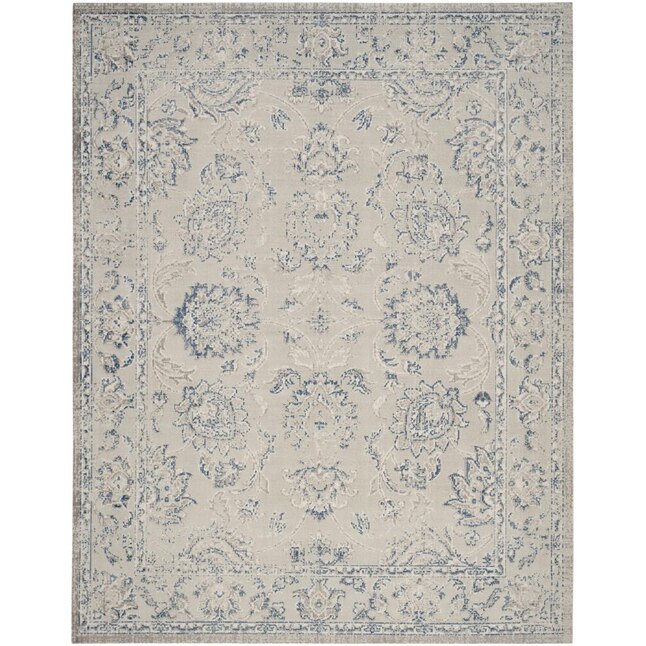 Safavieh Patina Sinese 9 x 12 Gray/Blue Indoor Abstract Vintage Area ... Safavieh Patina Sinese 9 x 12 Gray/Blue Indoor Abstract Vintage Area ...