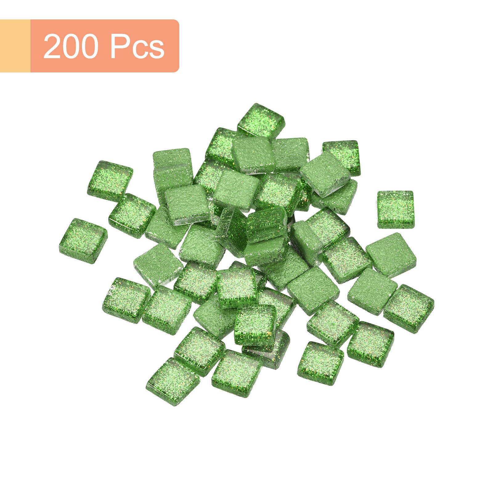 Unique Bargains Mosaic Tiles Glass Tiles Shine Crystal Mosaic Glass ...