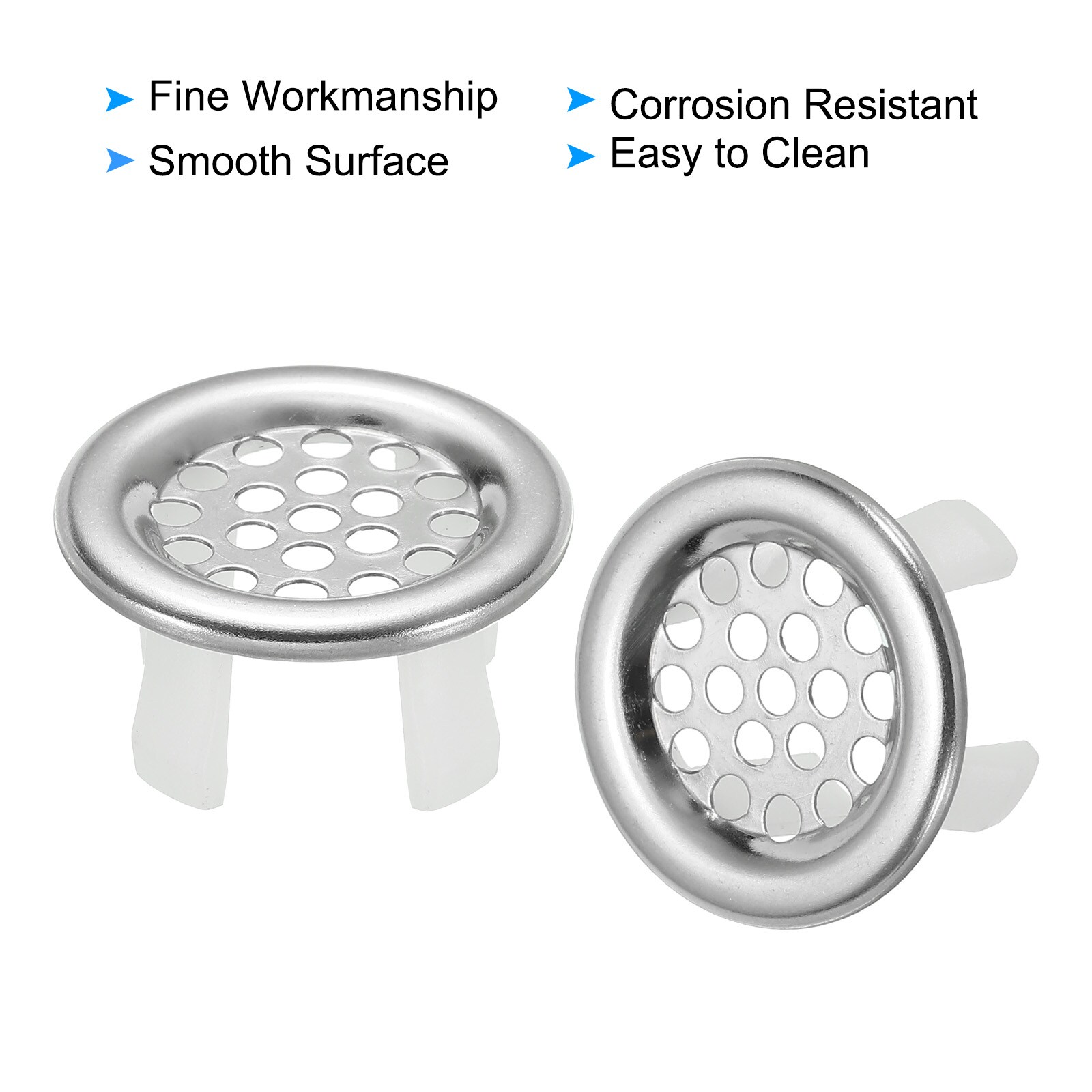 PATIKIL Sink Overflow Ring 4pcs Bathroom Kitchen Sink Basin Trim ...