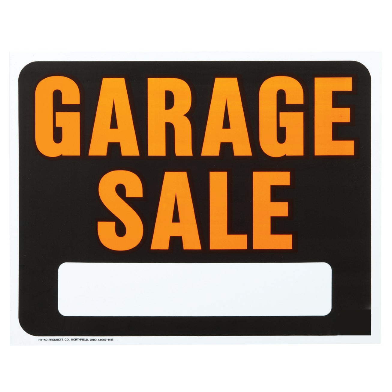 Hy-Ko Products Hy-Ko English Garage Sale Sign Plastic 15 in. H x 19 in ...