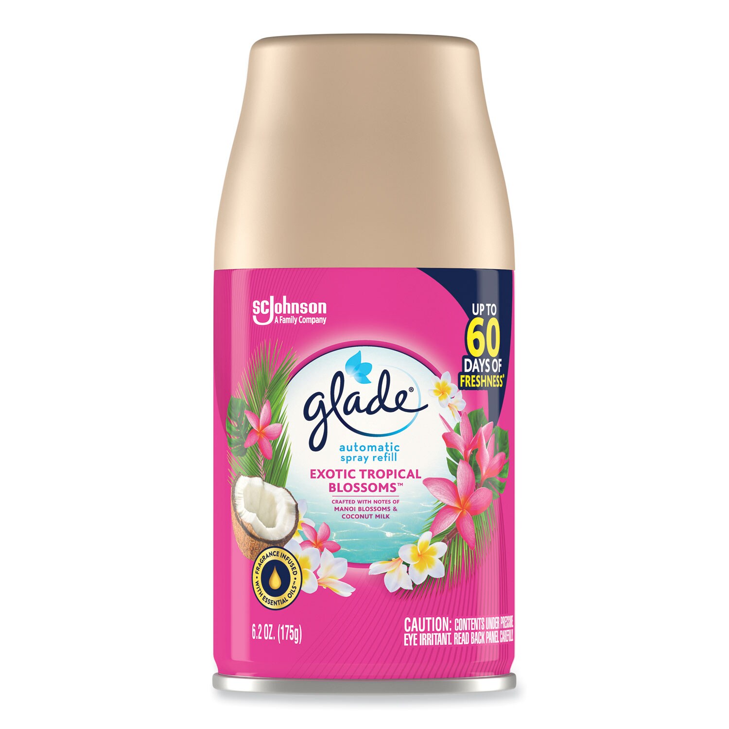 Glade Automatic Air Freshener Exotic Tropical Blossoms 6.2 oz 4 Carton ...