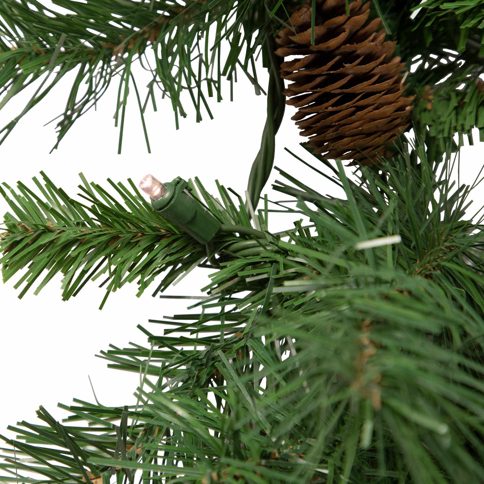 Northlight Pre-Lit Black River Pine Artificial Commercial Christmas ...