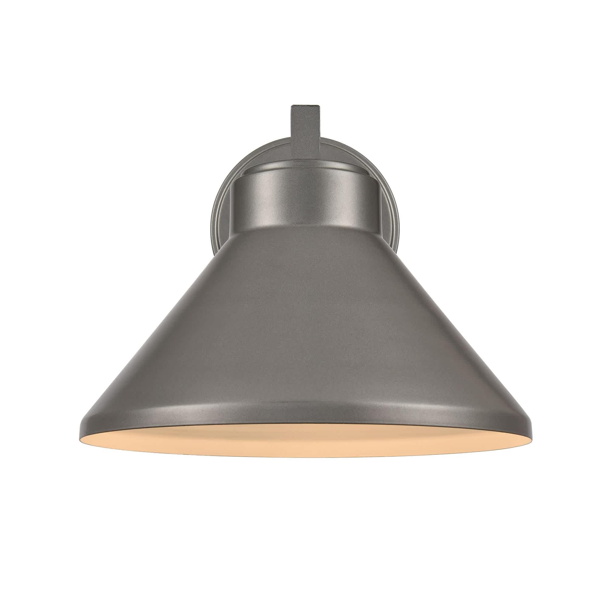 ELK Home Thane Hematite 1 - Light Wall Light - Hardwired Electric ...