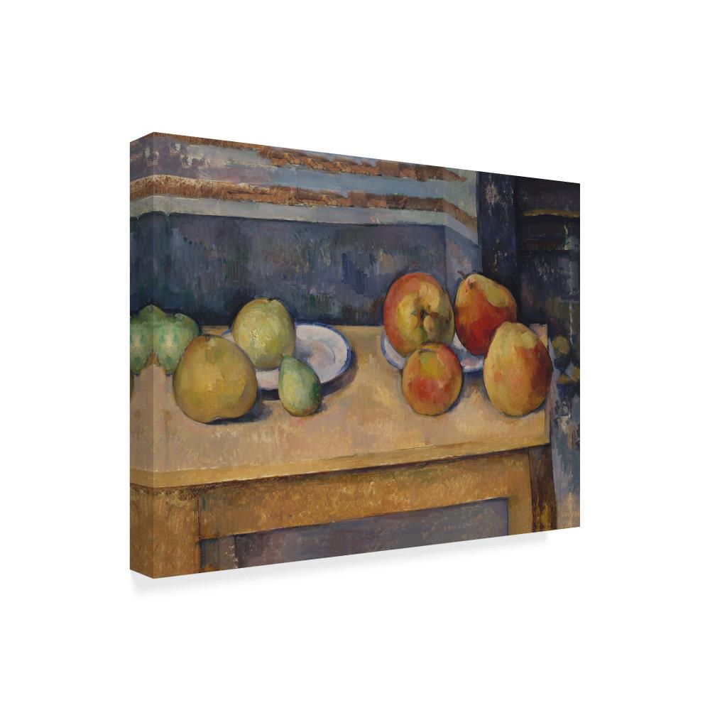 Cezanne Still Life With Apples And Peaches
