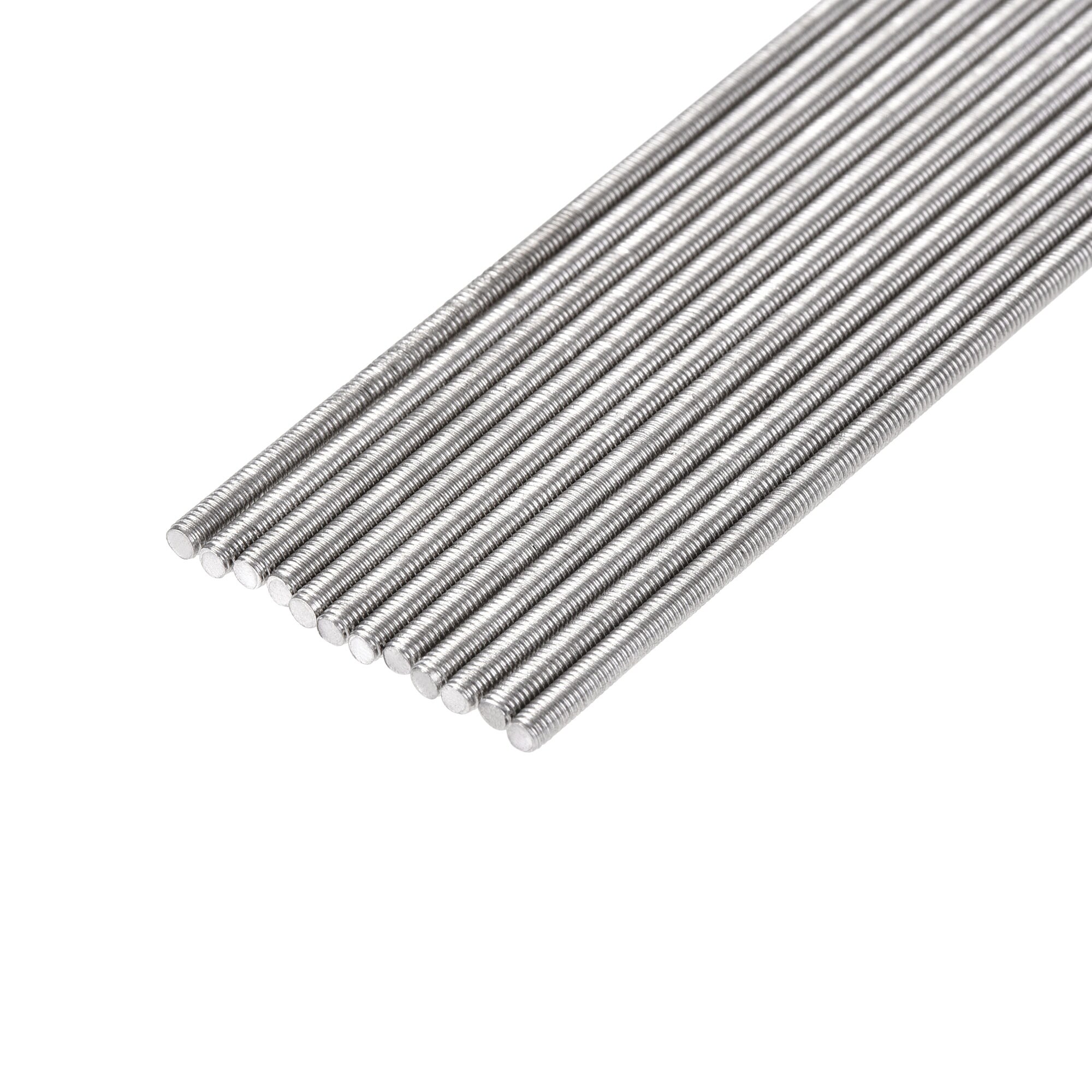 Unique Bargains 12pcs M3 x 250mm Fully Threaded Rod 304 Stainless Steel ...