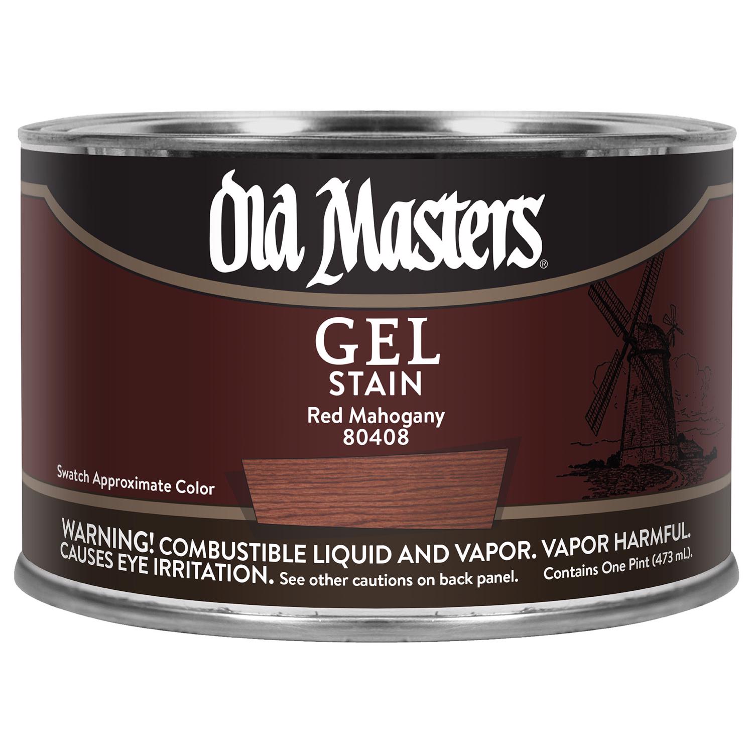 Old Masters Semi-Transparent Red Mahogany Oil-Based Alkyd Gel Stain 1 ...