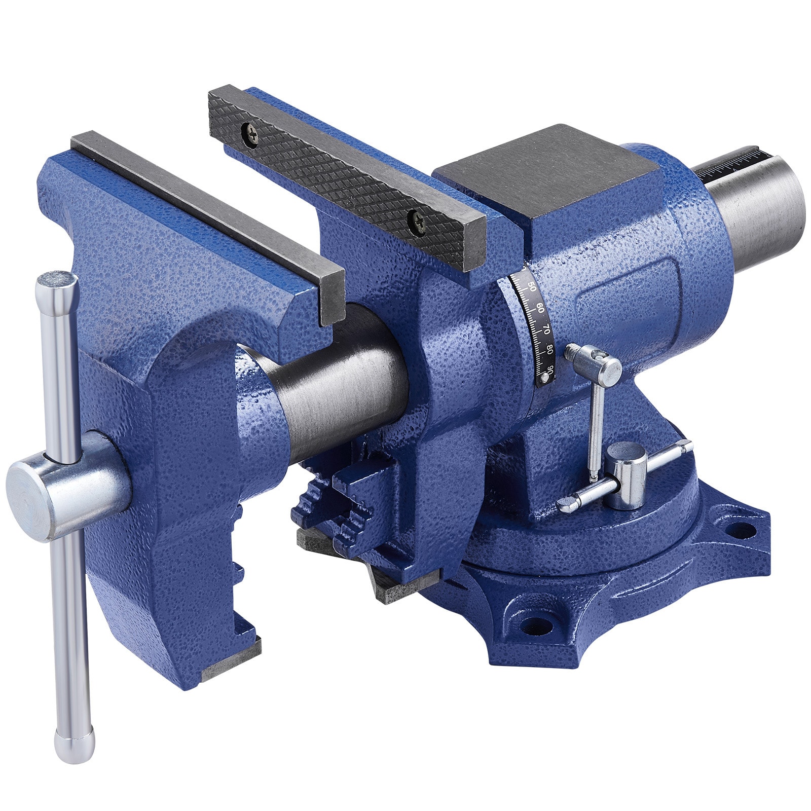 VEVOR Heavy Duty Bench Vise 6-1/2in Jaw Width 5in Max Jaw Opening Multi ...