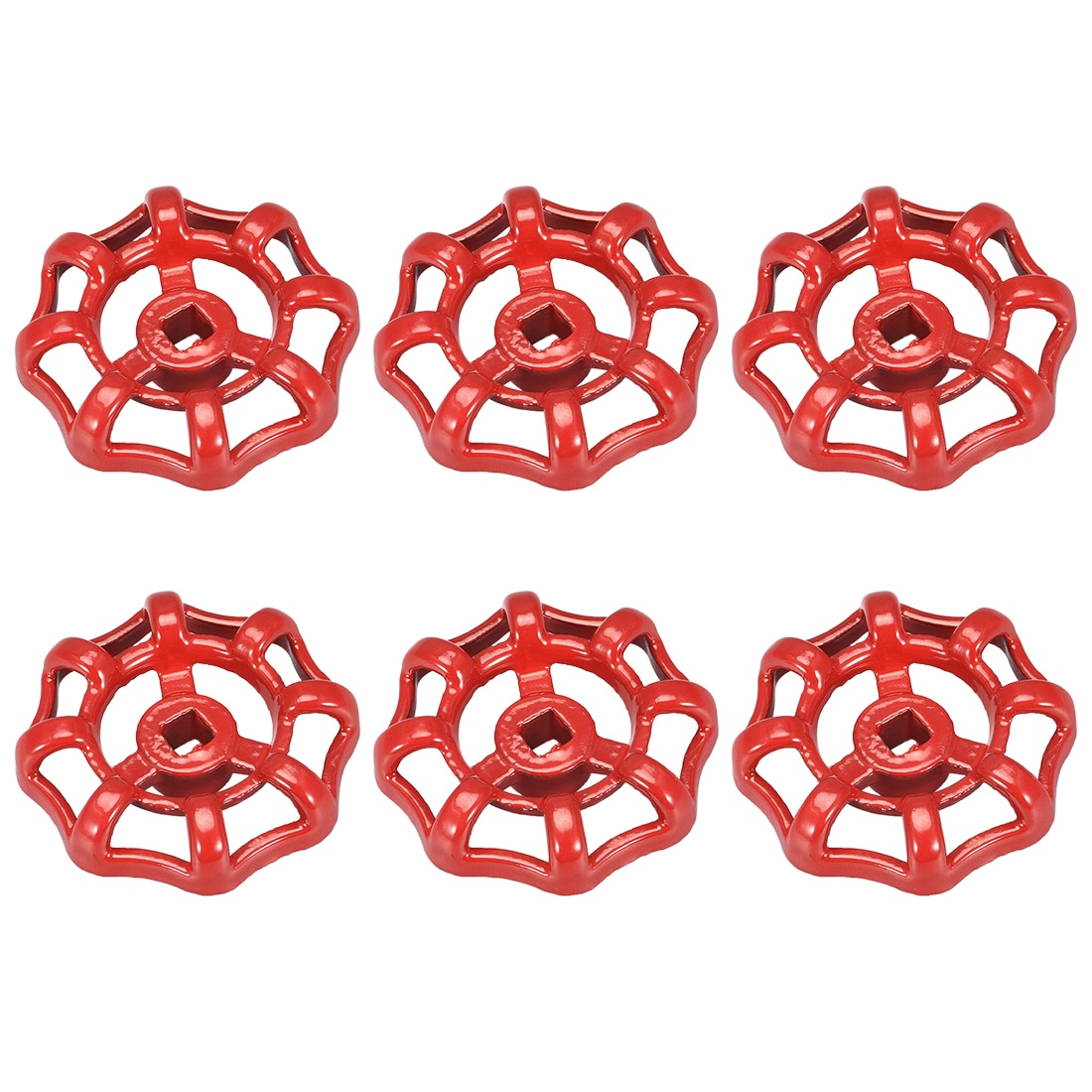 Unique Bargains Metal Outside Faucet Round Wheel Handle Square Broach ...
