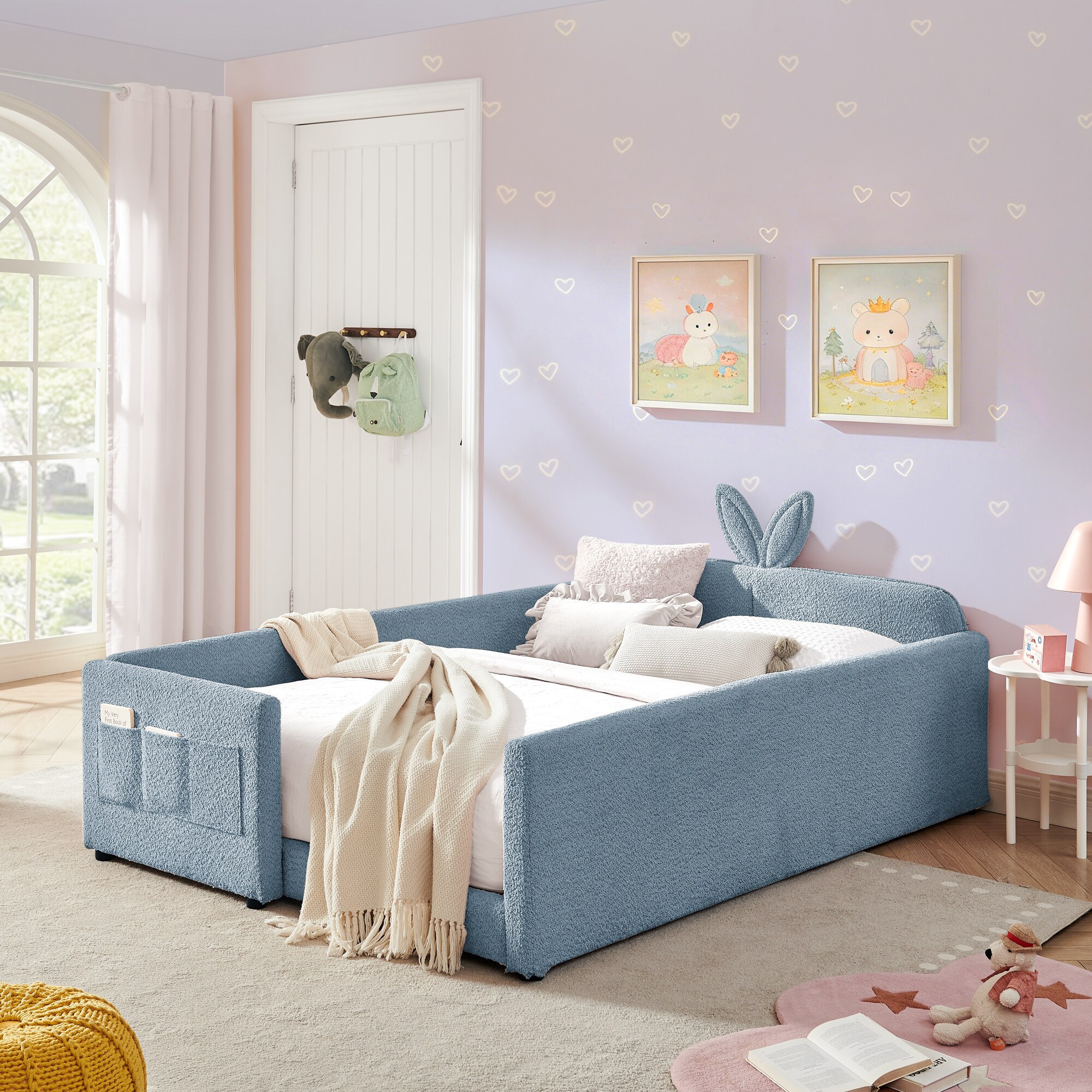 KTMBDW Full Size Toddler Bed - Upholstered Montessori Bed Frame with ...