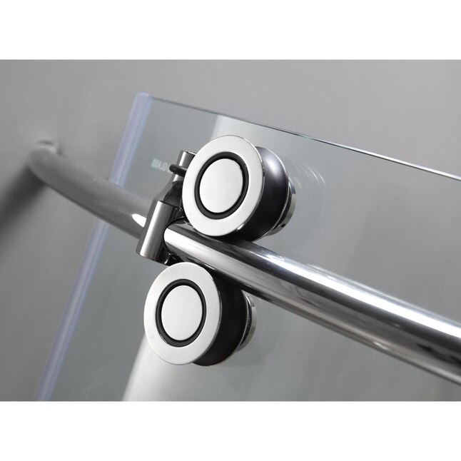 Aston Orbitus Chrome 40 In X 75 In Frameless Sliding Shower Door At