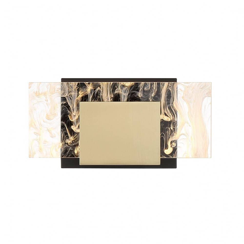 Eurofase Kasha 1 - Light Black And Brass Multi Color Contemporary ...