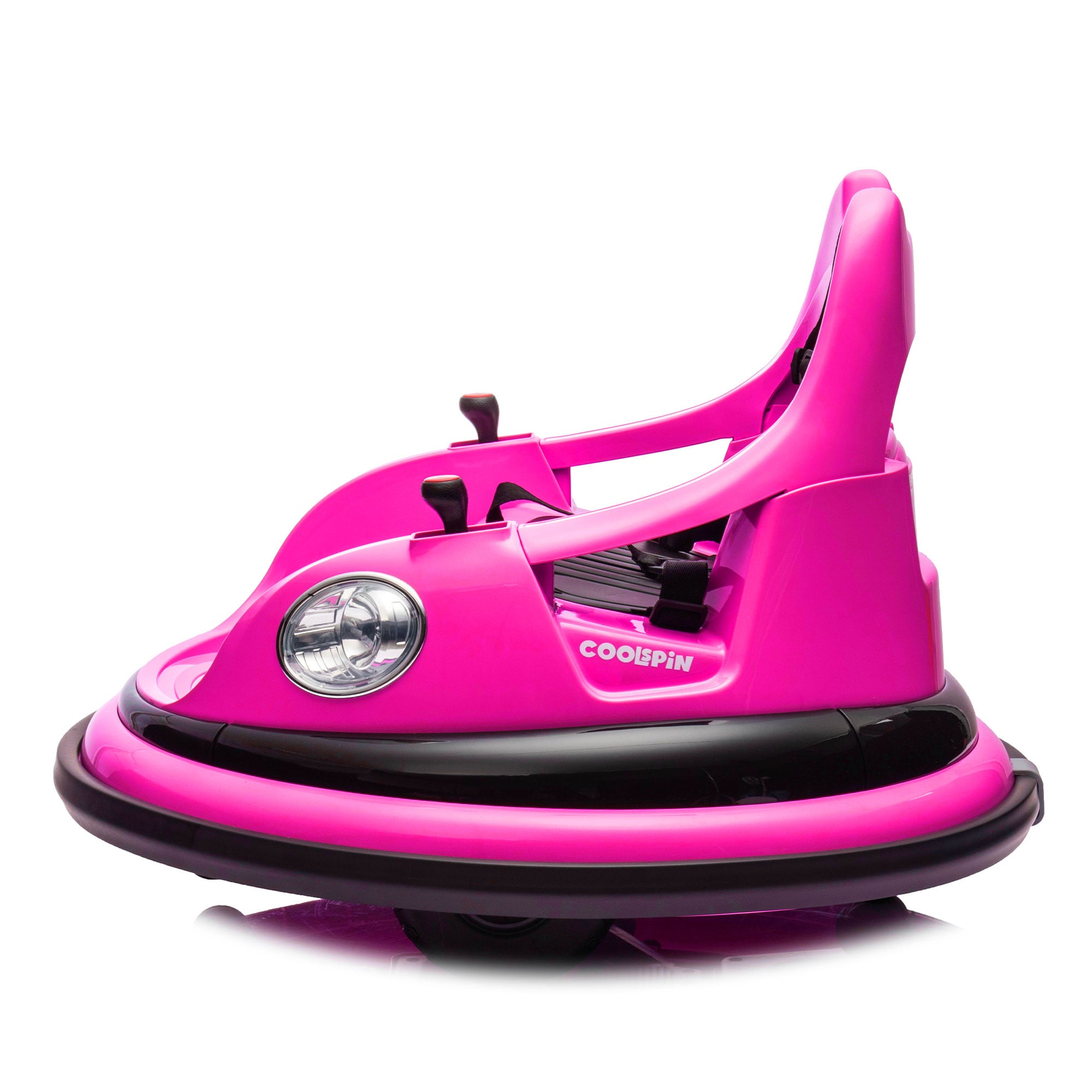 Tatayosi 12V Kids Bumper Car Remote Control Electric Toy Car 360 Spin ...