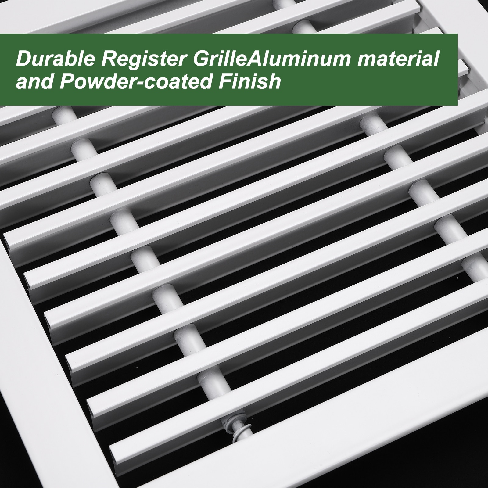PATIKIL 20x6 Inch Linear Bar Air Vent Grille 1pc Removable Aluminum ...
